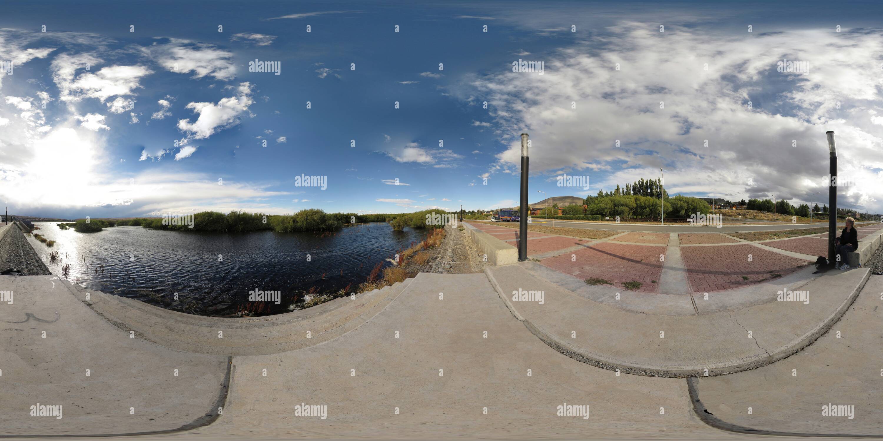 360° view of Bahia Redonda - El Calafate - Argentina - Alamy