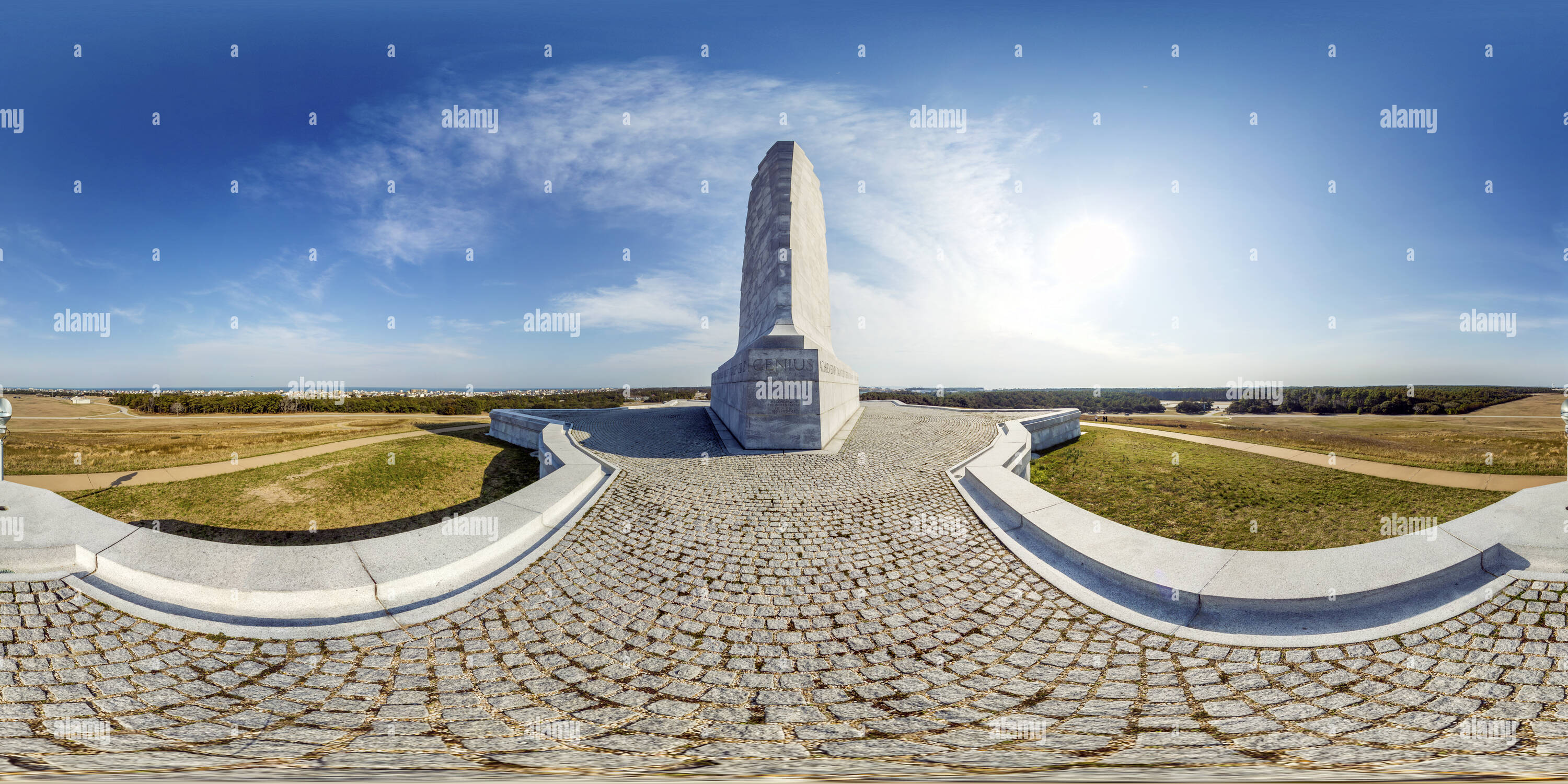 360° view of Rear of Wright Memorial Monument - Kill Devil Hills, NC ...