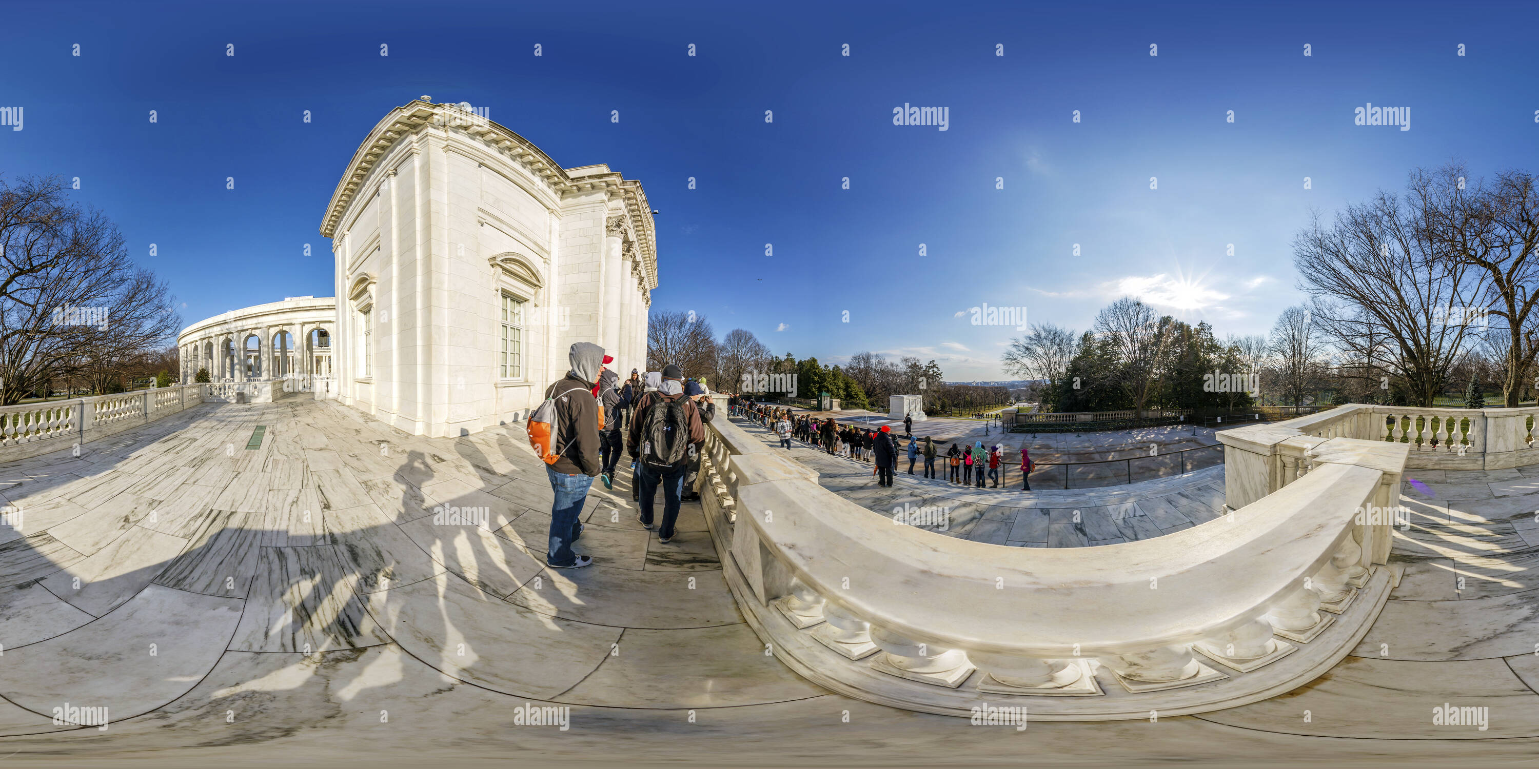 360° view of Arlington National Cemetery - Tomb of the Unknown Soldier ...