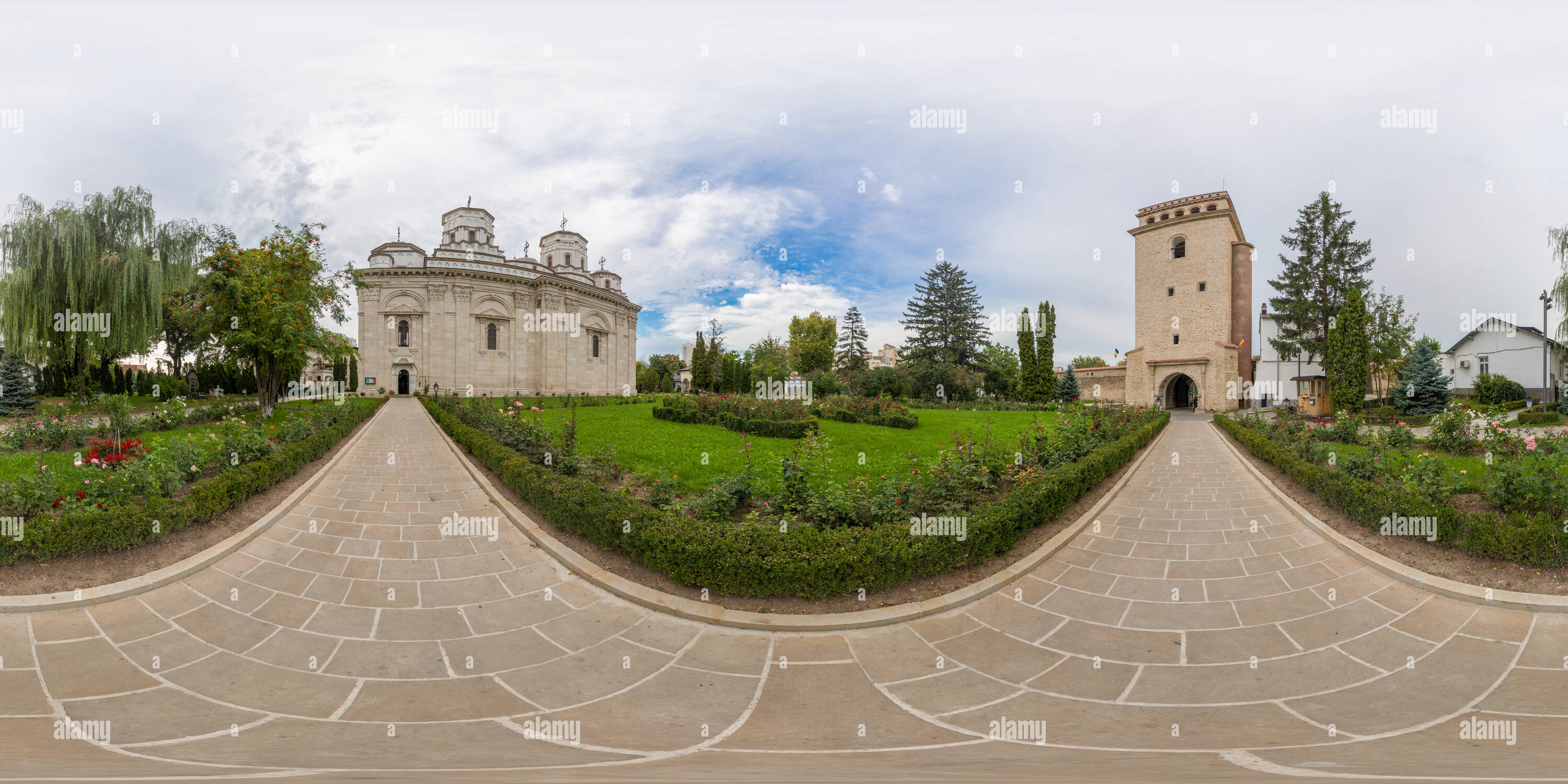 360° view of Golia Monastery, Iasi, Romania - Alamy