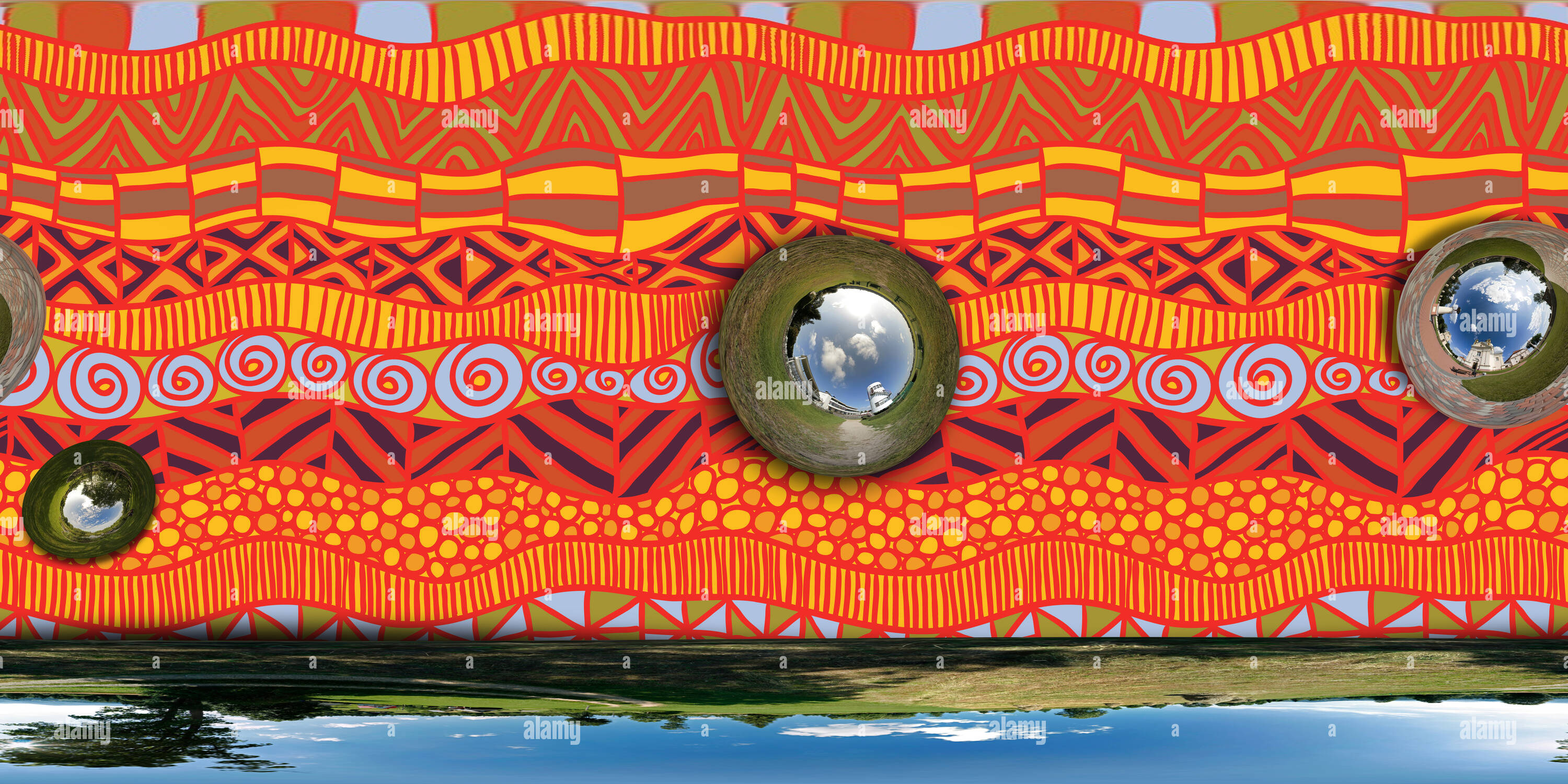 360° view of Confusion of jumbling - Alamy