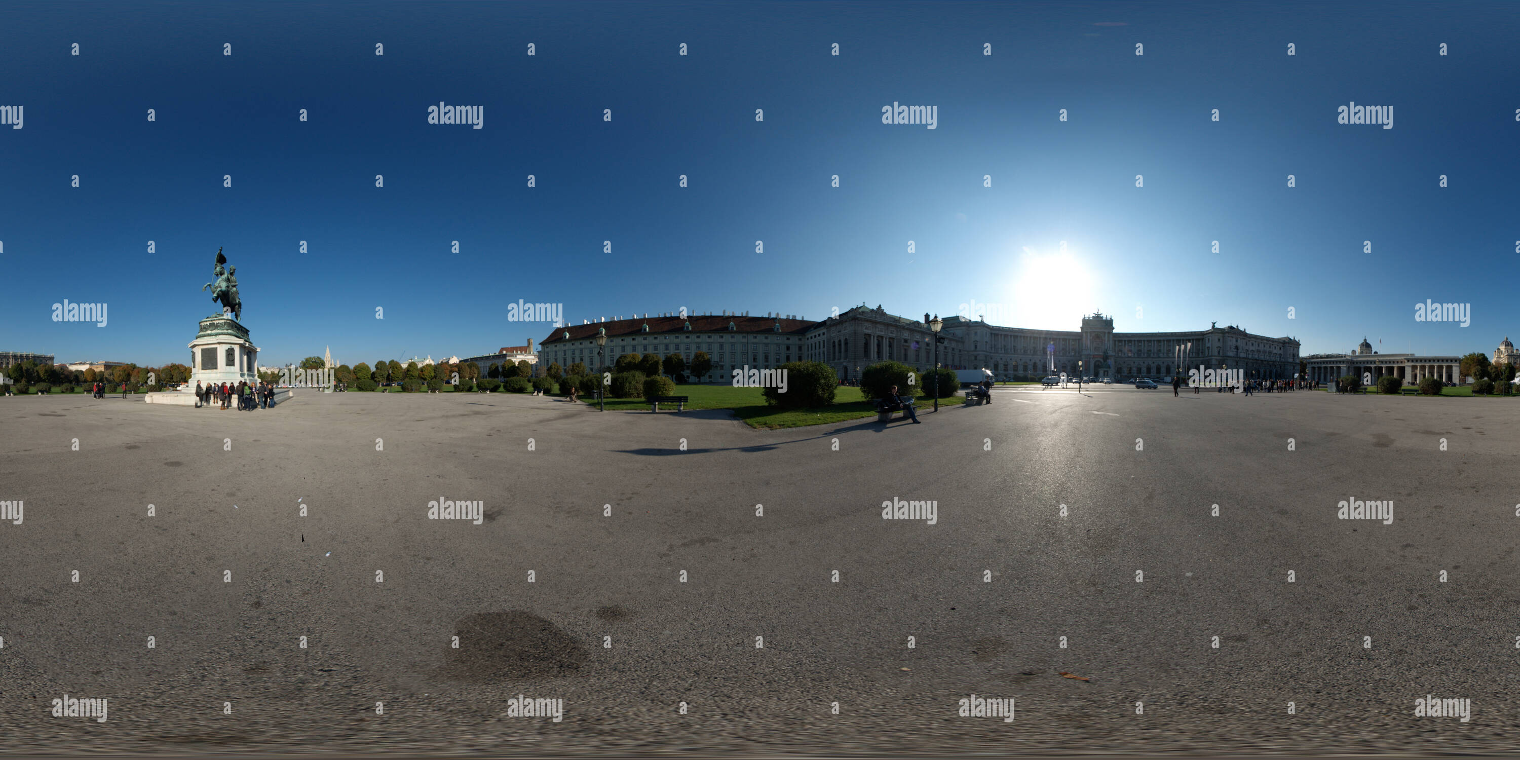 360° view of Vienna Archduke Charles - Alamy