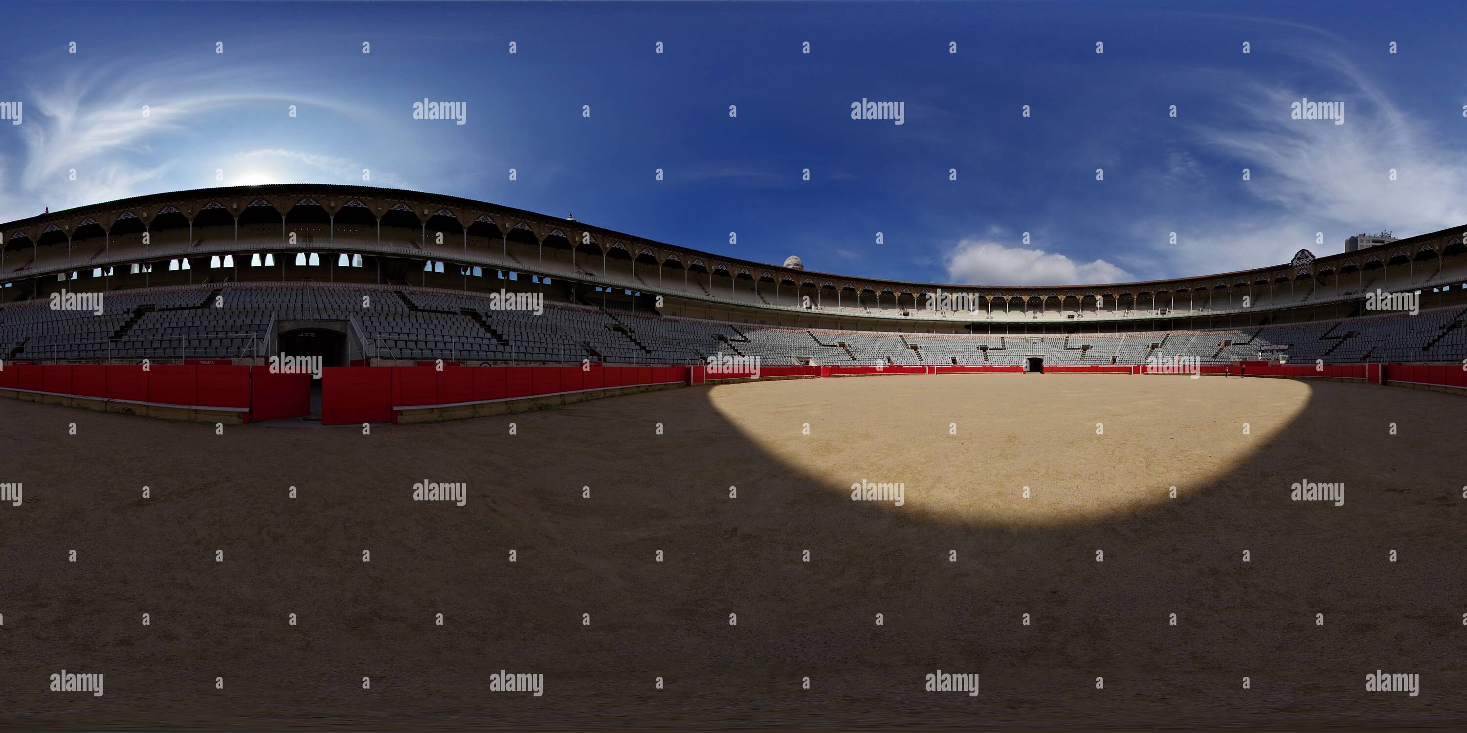 360° view of Monumental - Bullring of Barcelona - Alamy