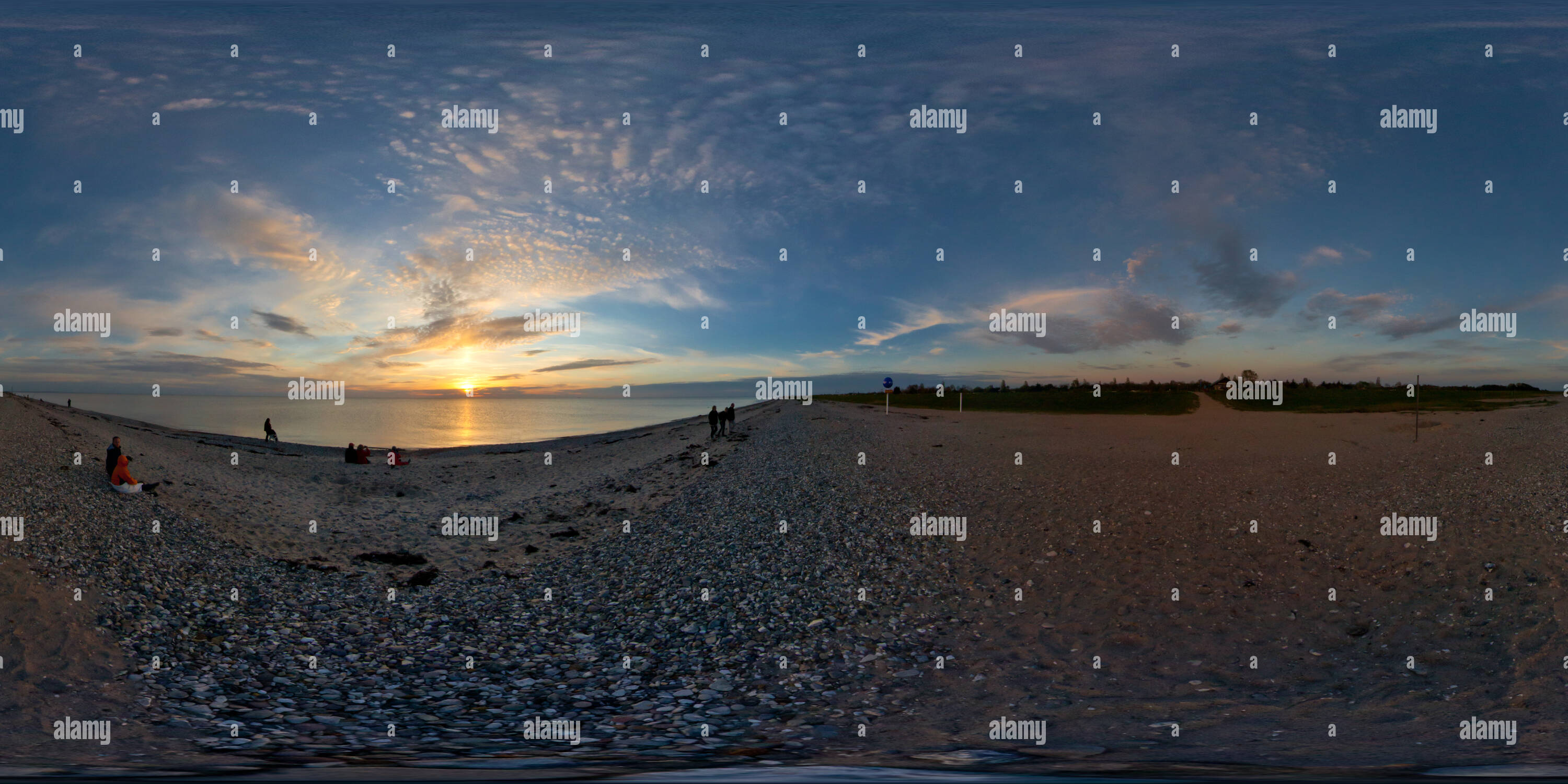 360° view of Sunset / Sonnenuntergang - Alamy