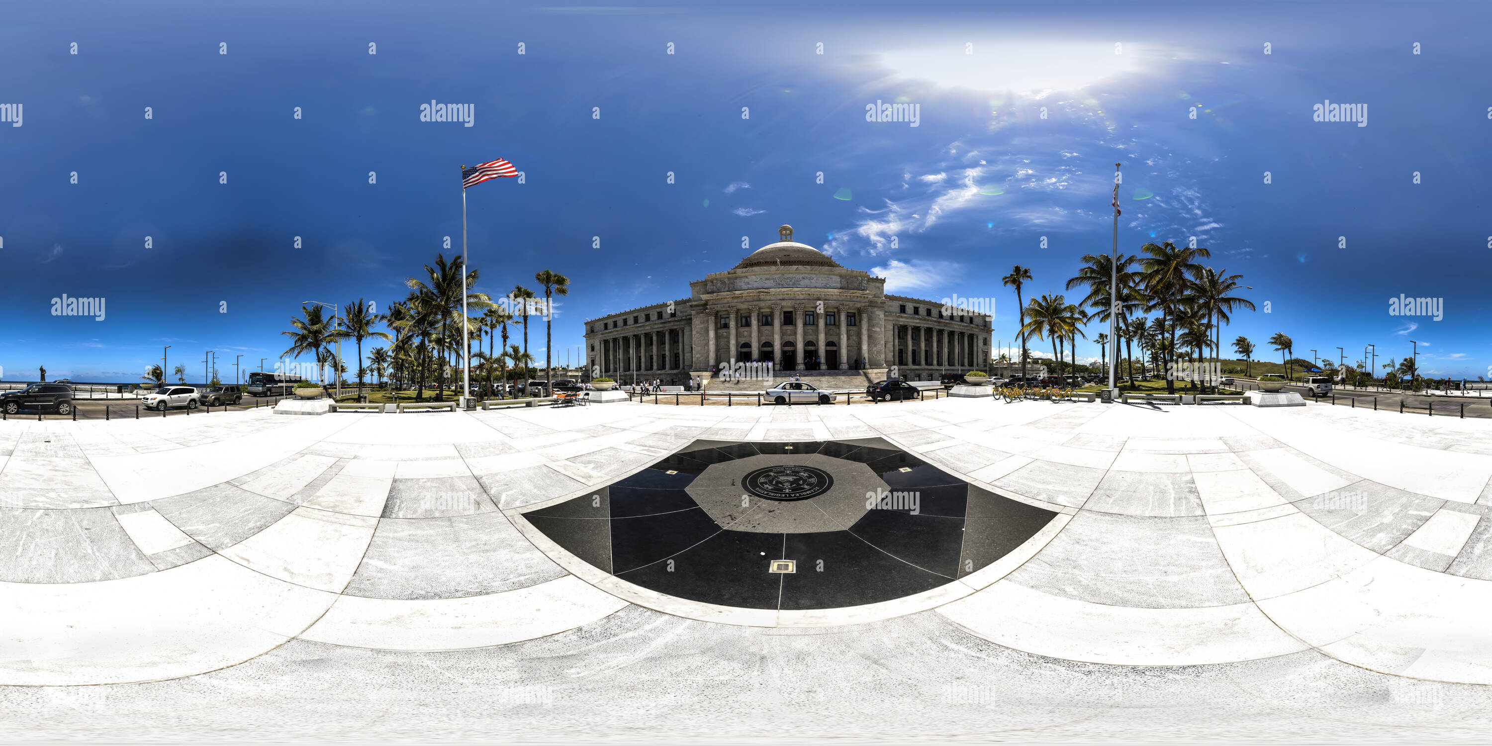 360° view of Puerto Rico Capitol 3 - Alamy