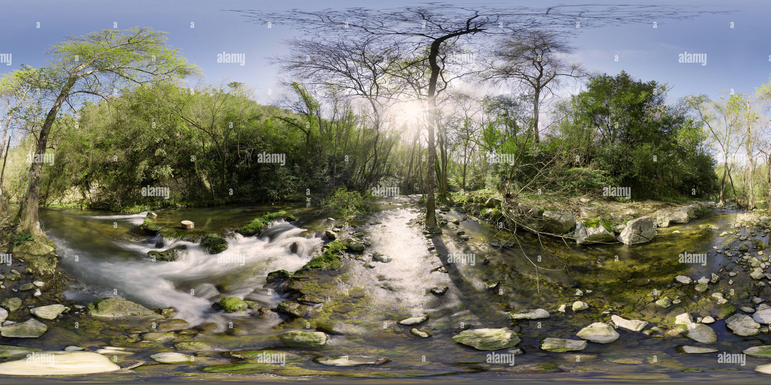 360° view of Vallée de la Brague - Alamy