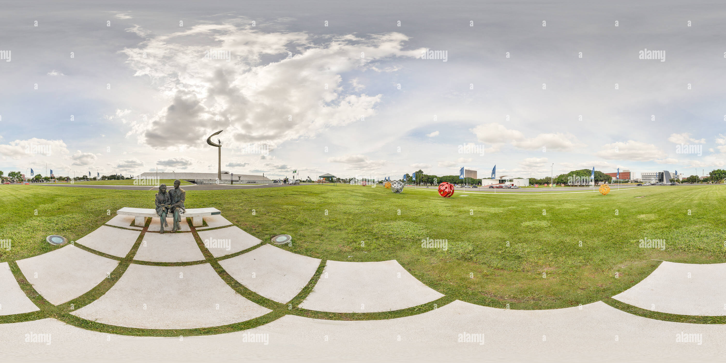 360° view of Memorial JK Brasilia - Alamy