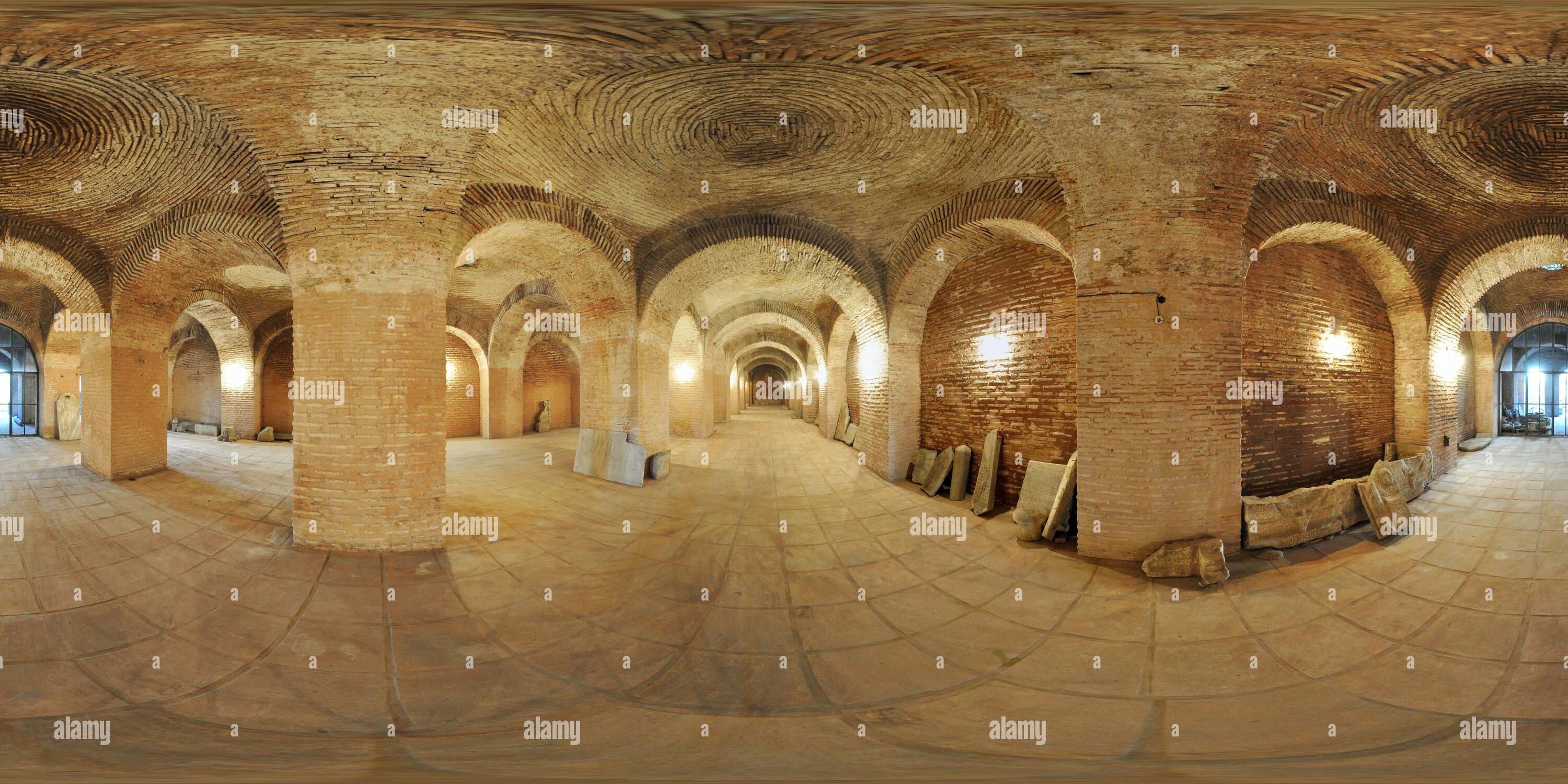 360° view of Alexios Apokaukos Church (Historic Church Cistern - Alamy