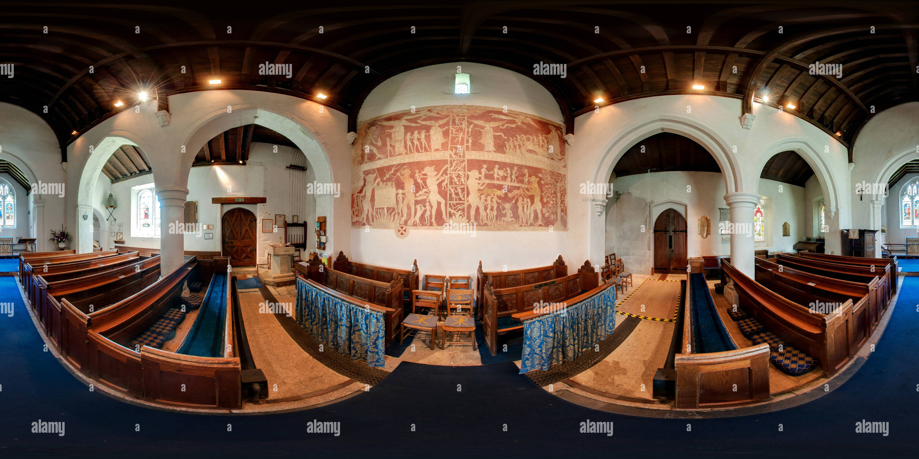 Chaldon church hi-res stock photography and images - Alamy