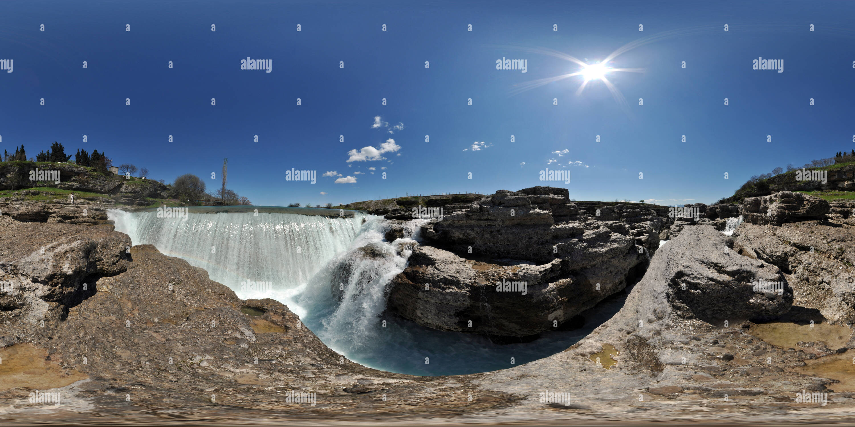 360° view of Waterfall "Niagara" On Cijevna River Near Podgorica - Alamy