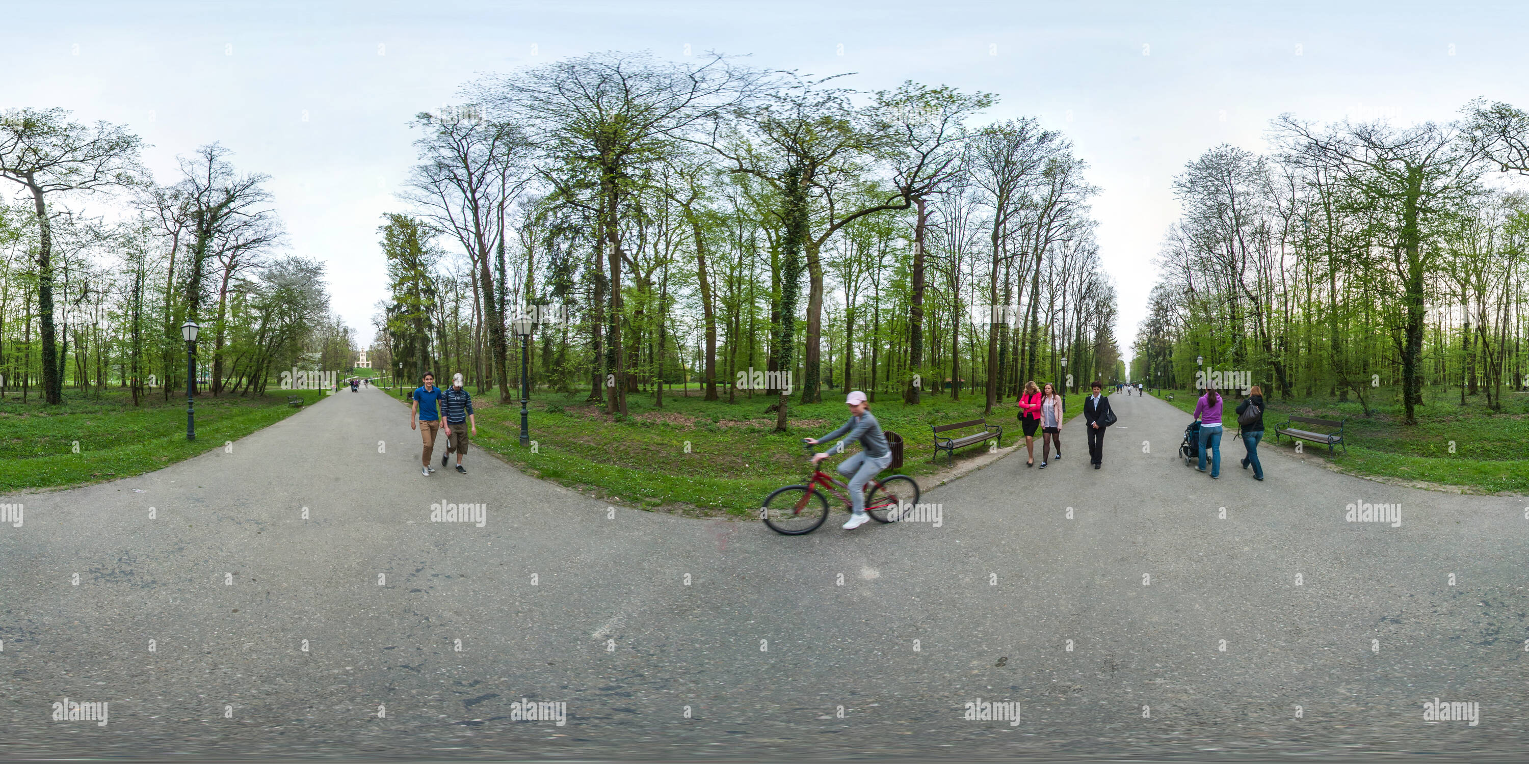 360° view of Park Maksimir, Zagreb, Croatia - Alamy