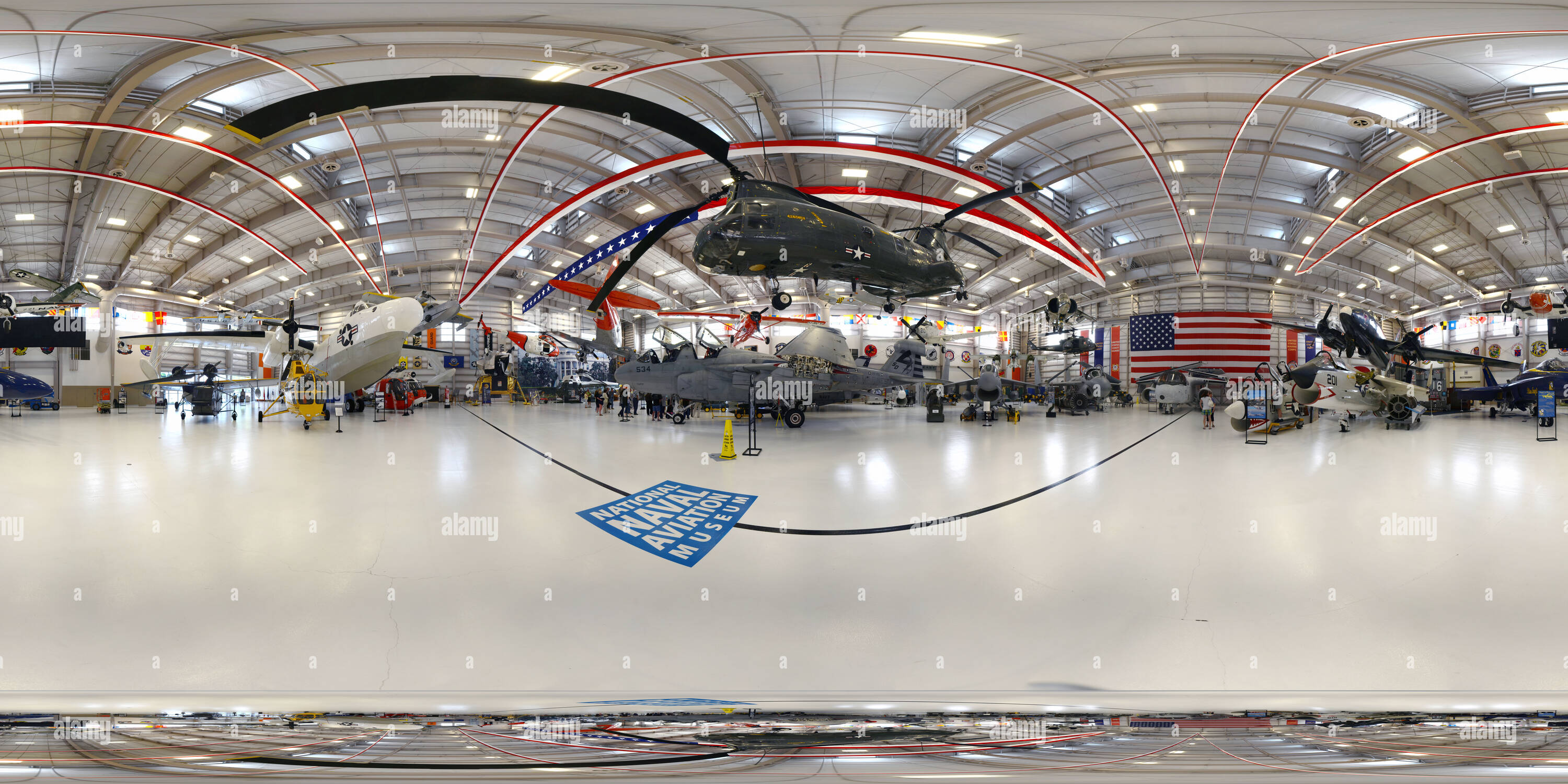 360° view of Hanger Bay One - Alamy
