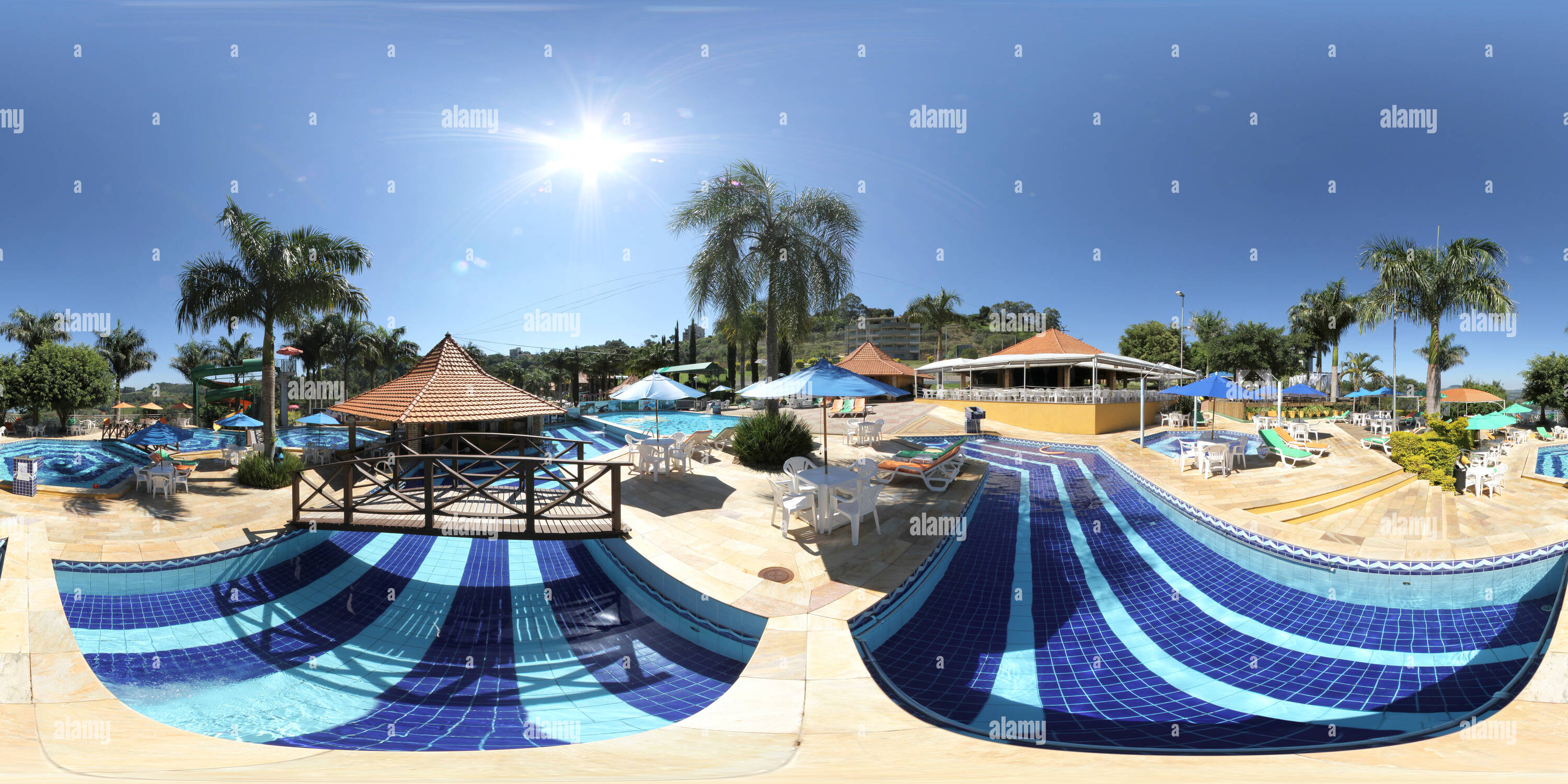 360° view of Piscinas - Itá Thermas - Alamy