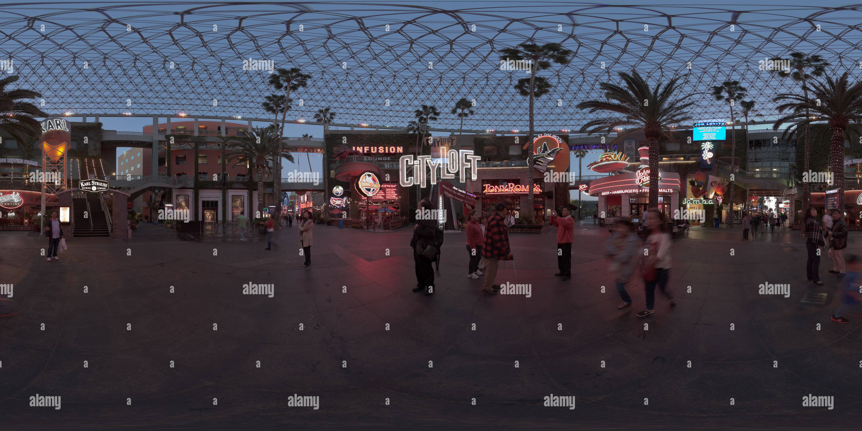 360° view of Universal City Walk - Alamy