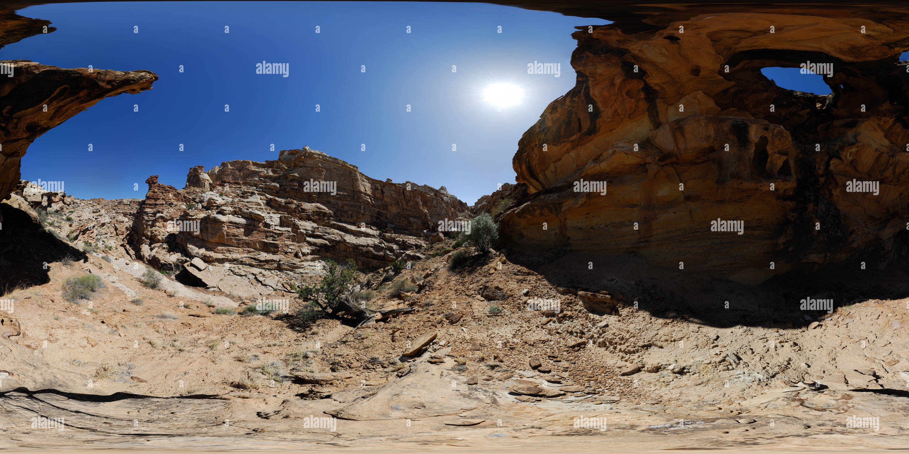 360° view of Crack Canyon Arch, San Rafael Swell, Utah, USA - Alamy