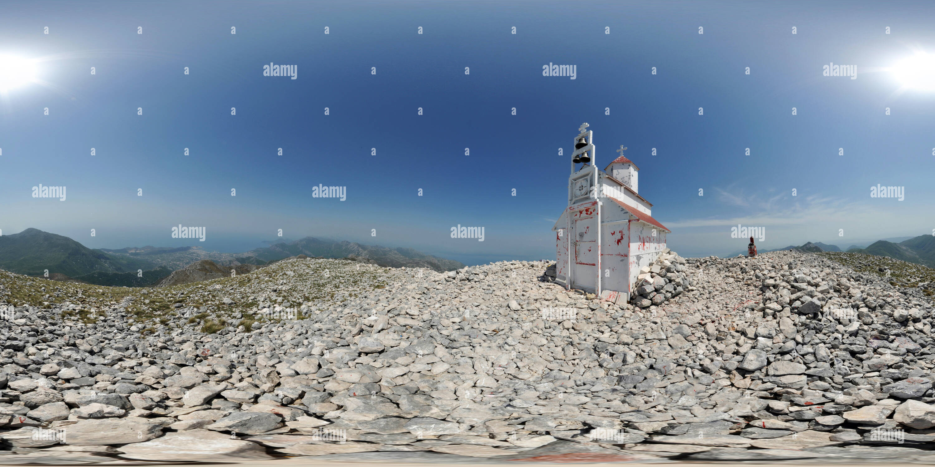360° view of Rumija Summit 1594 m - Alamy