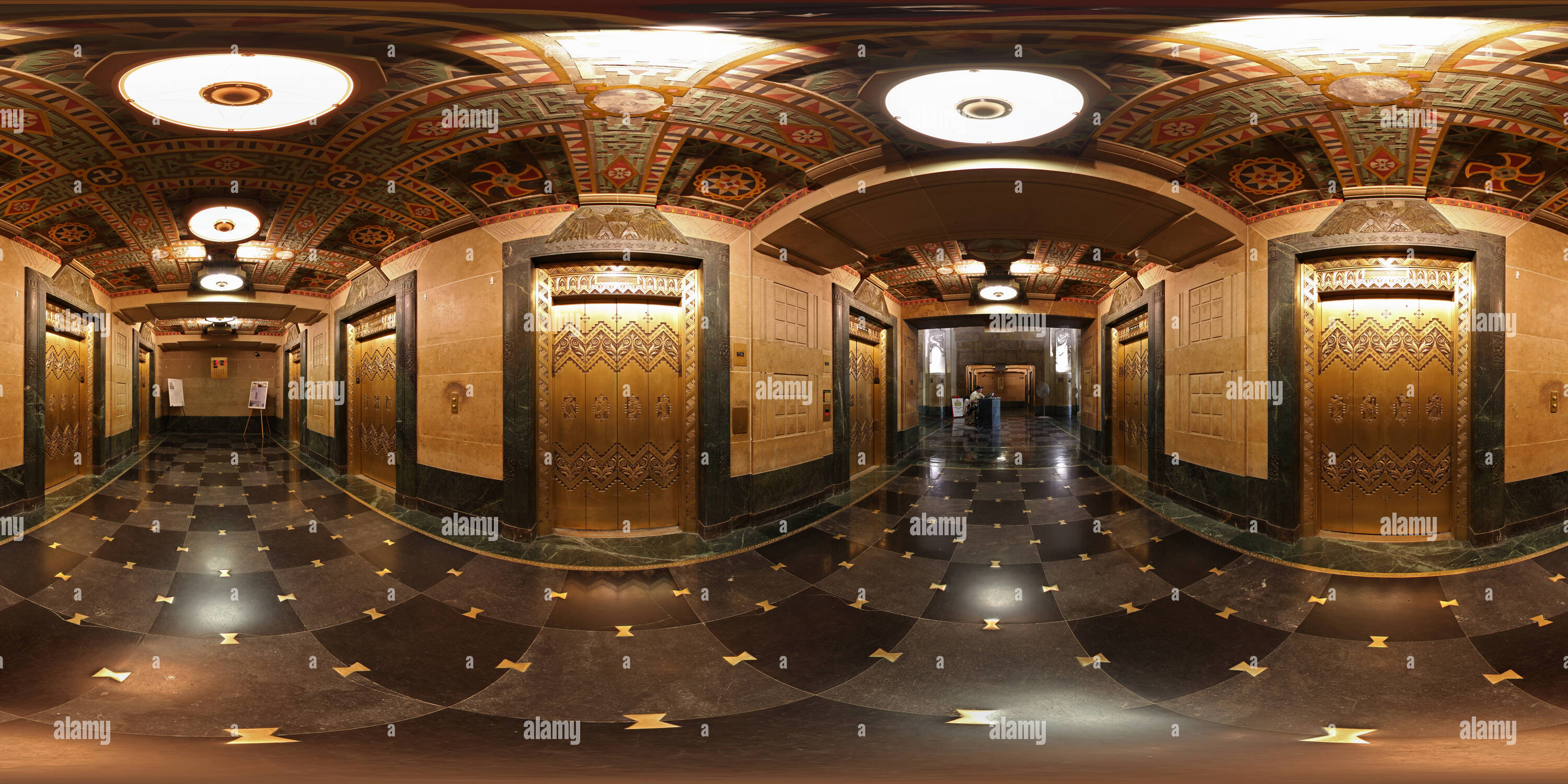 360° view of Buffalo City Hall, Elevator Alcove - Alamy