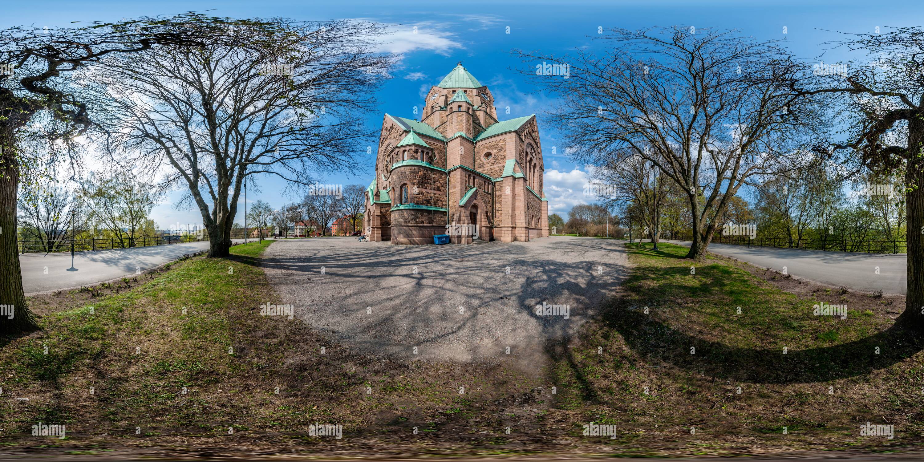 360° view of Sofia Church, Stockholm, Sweden - Alamy