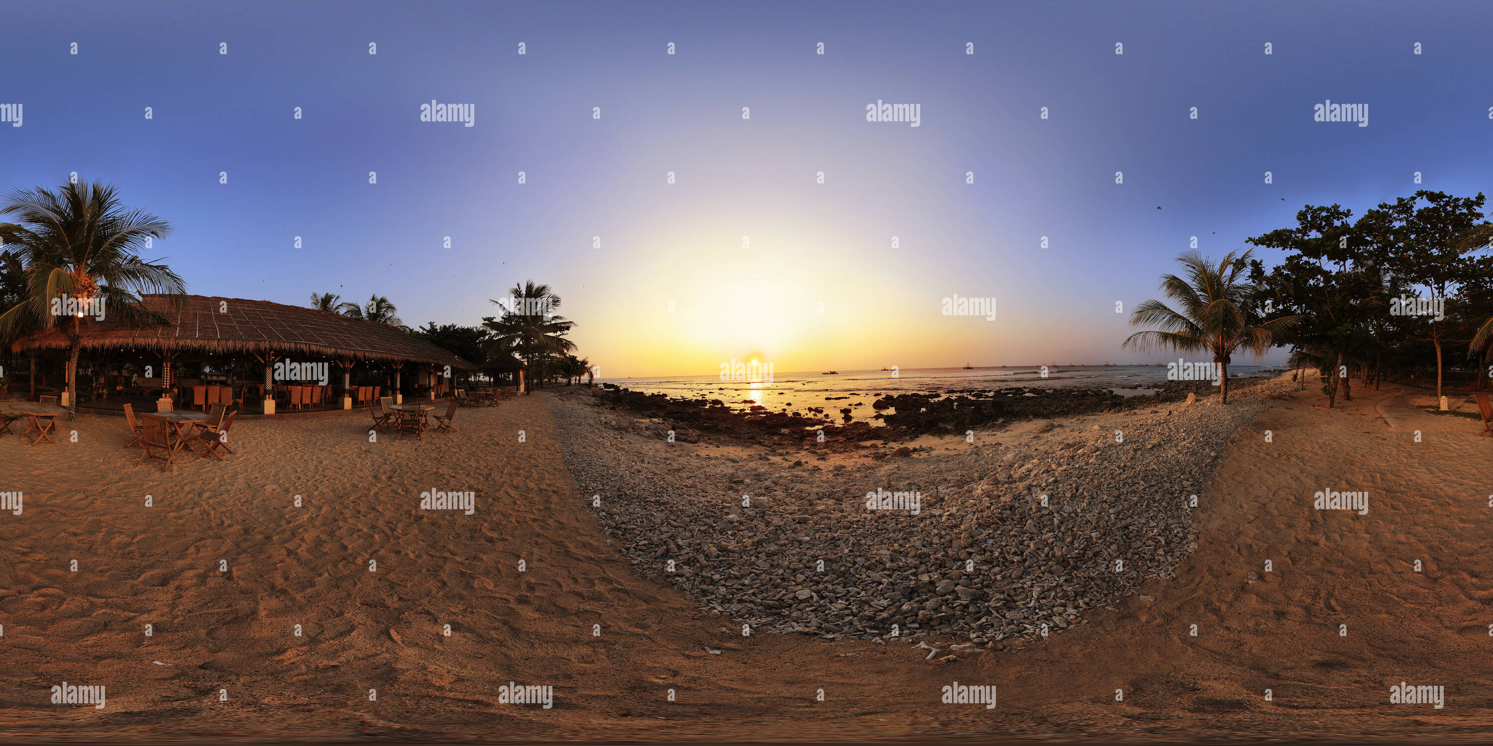 360° view of Sunset at Bale bale beach - Alamy