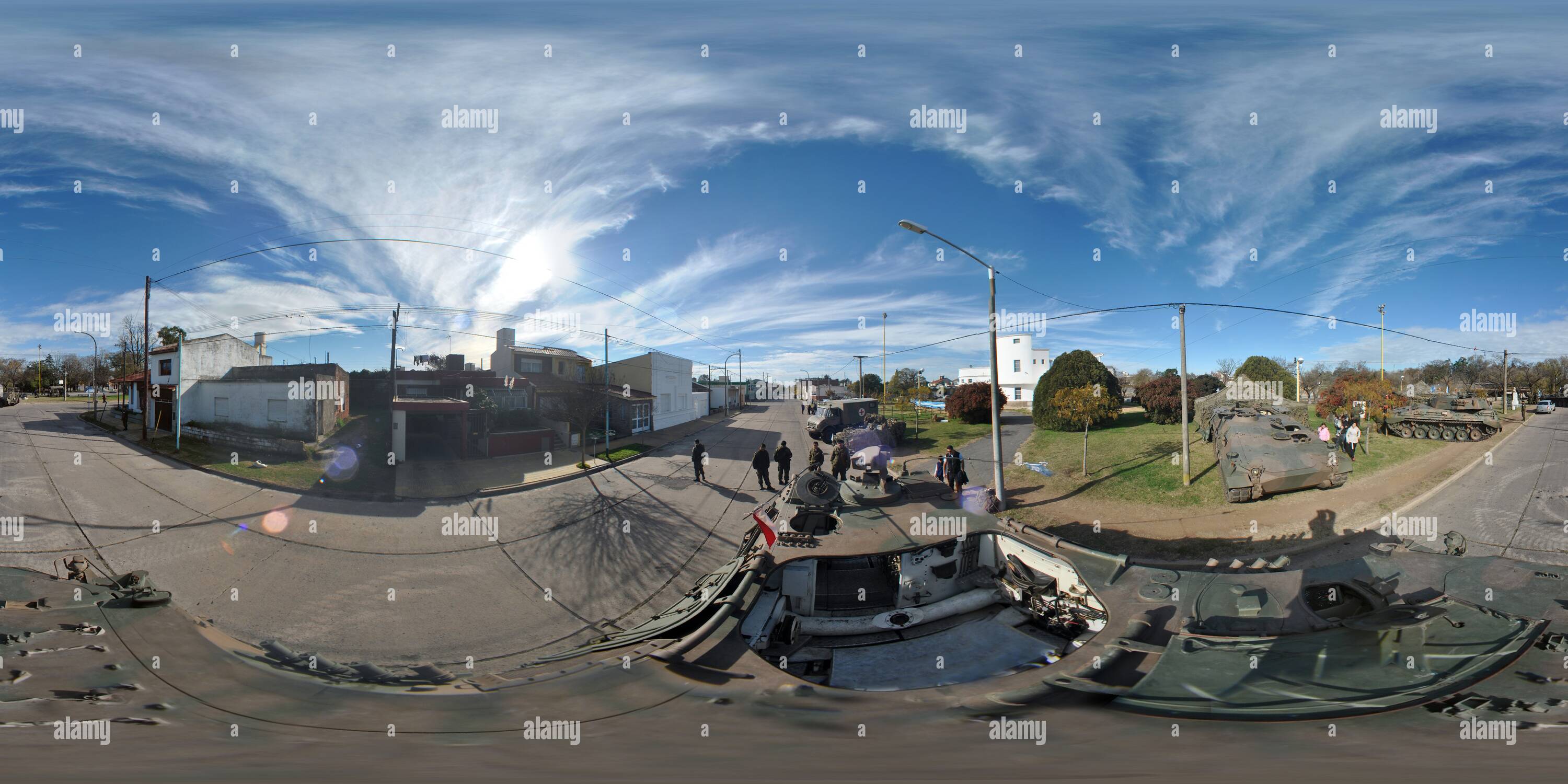 360° view of Argentine army VCTP - Alamy