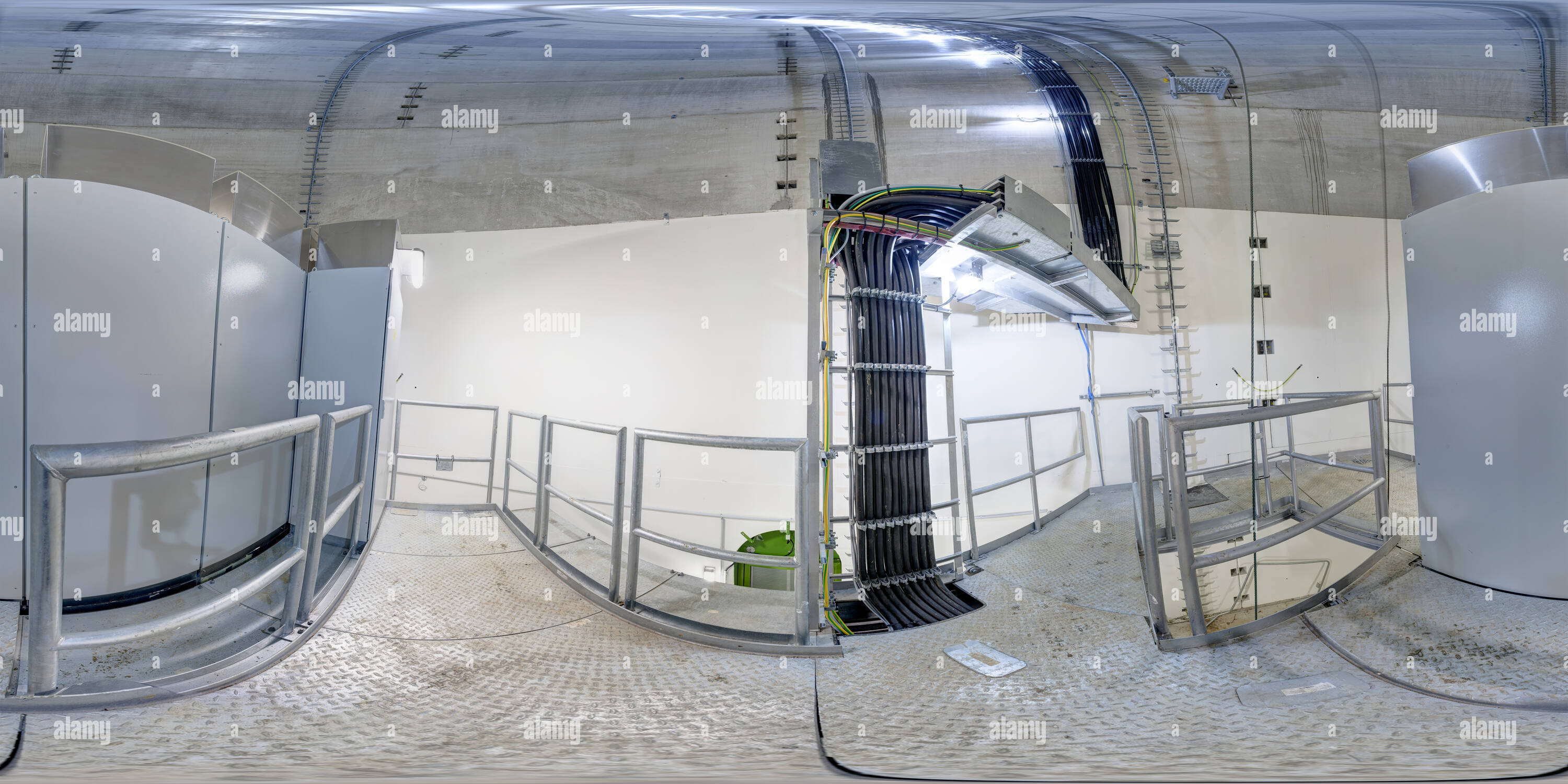 360° view of Tower of a Wind Turbine - Alamy