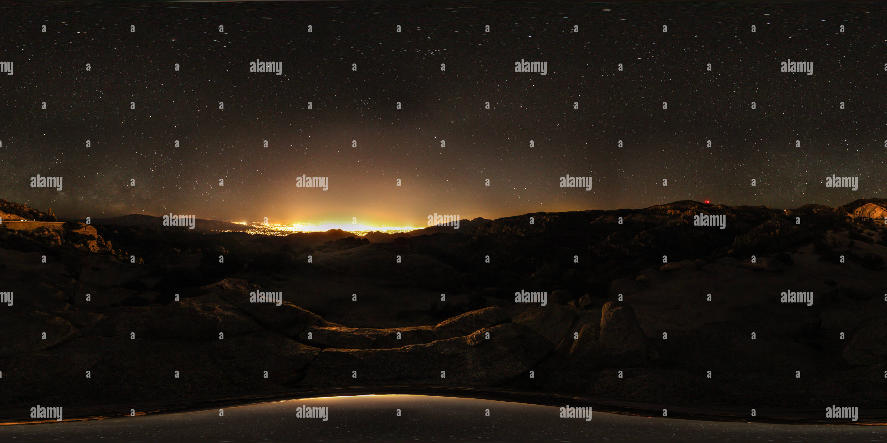 360° view of Windy Point Vista - Milky Way Horizon - Tucson,AZ - Alamy
