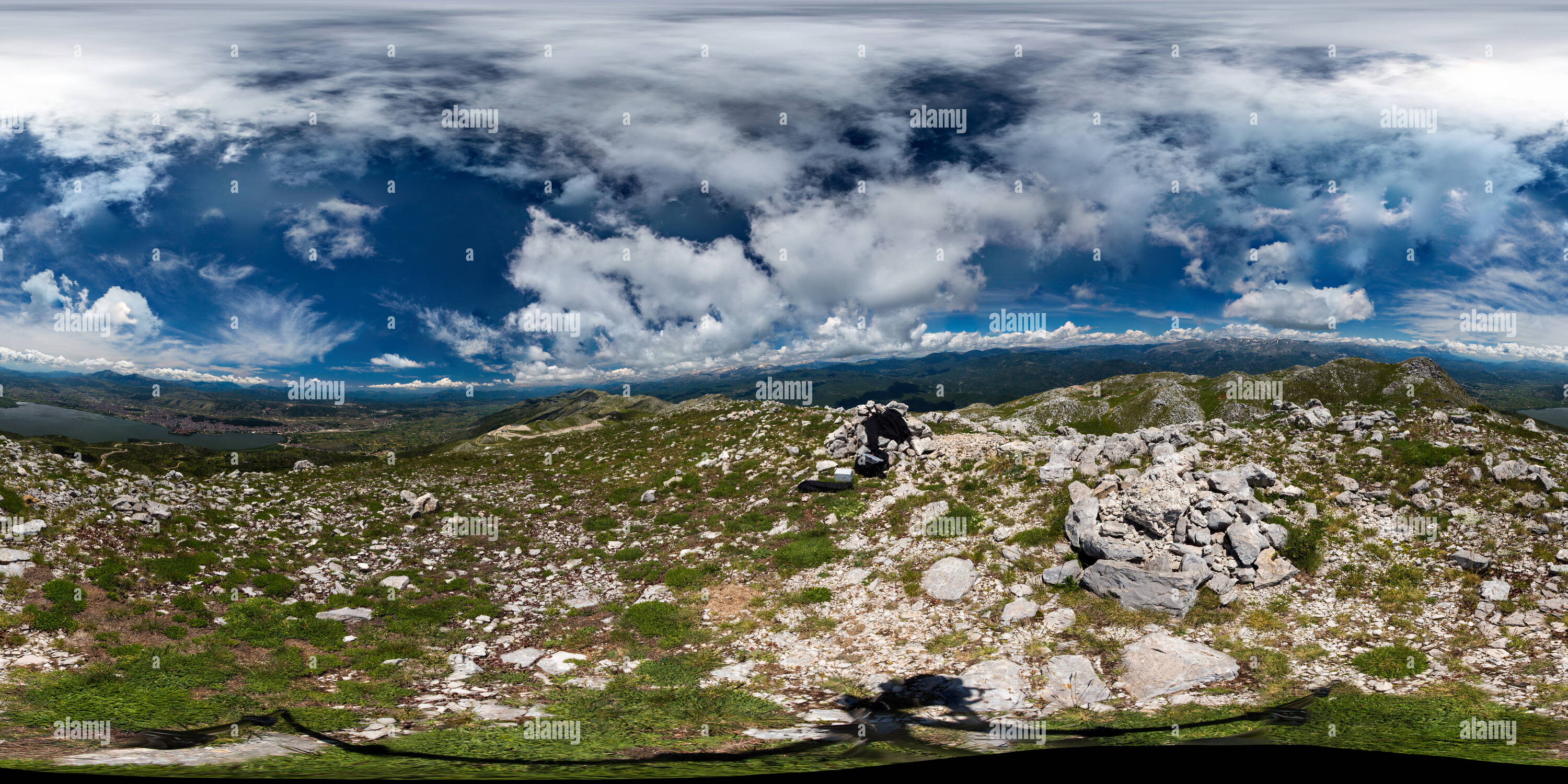 360° view of View from the top of Mitsikeli mountain - Alamy
