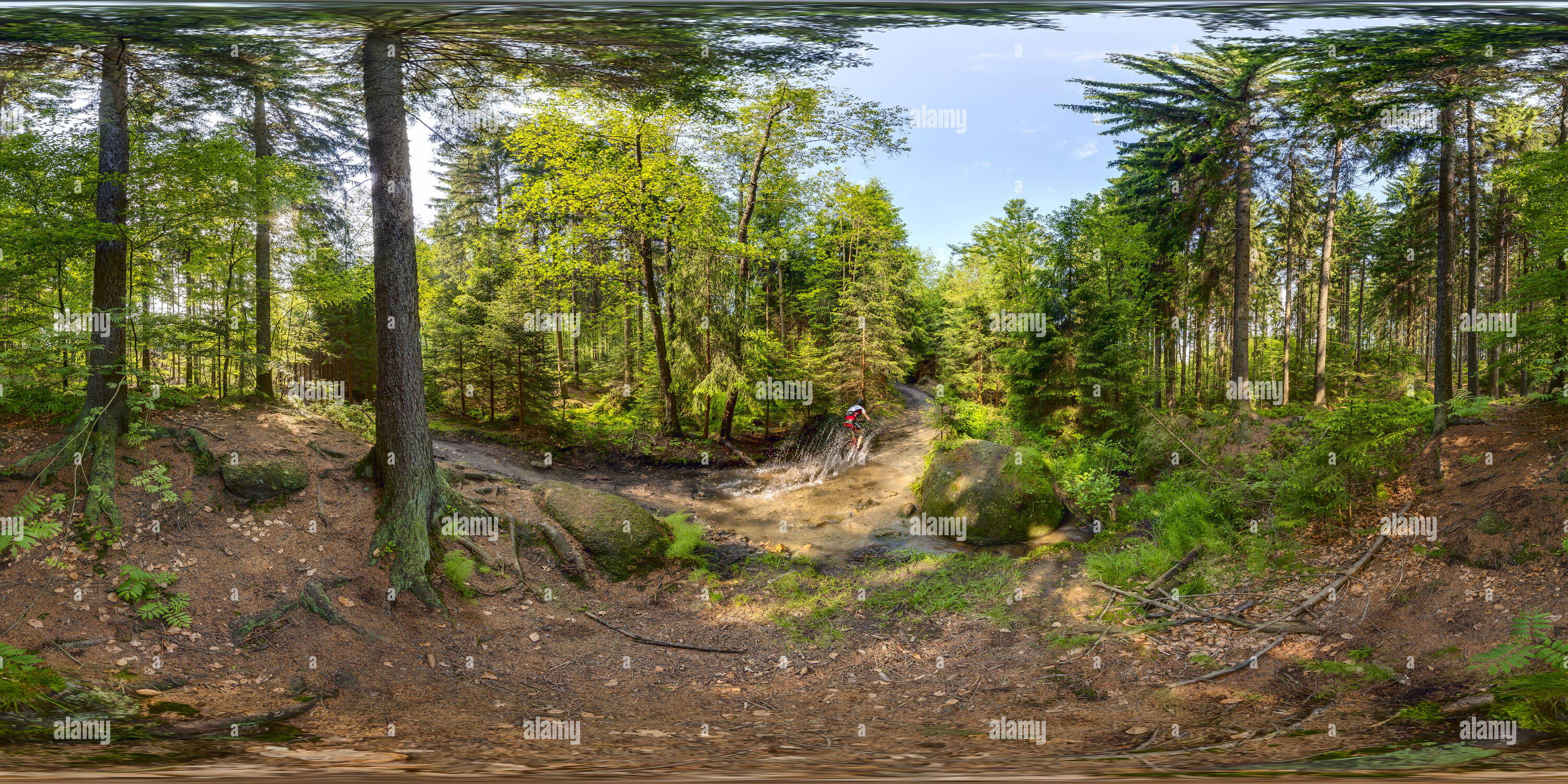 360° view of 24 Hours MTB Liberec 2013 - The Ford - Alamy