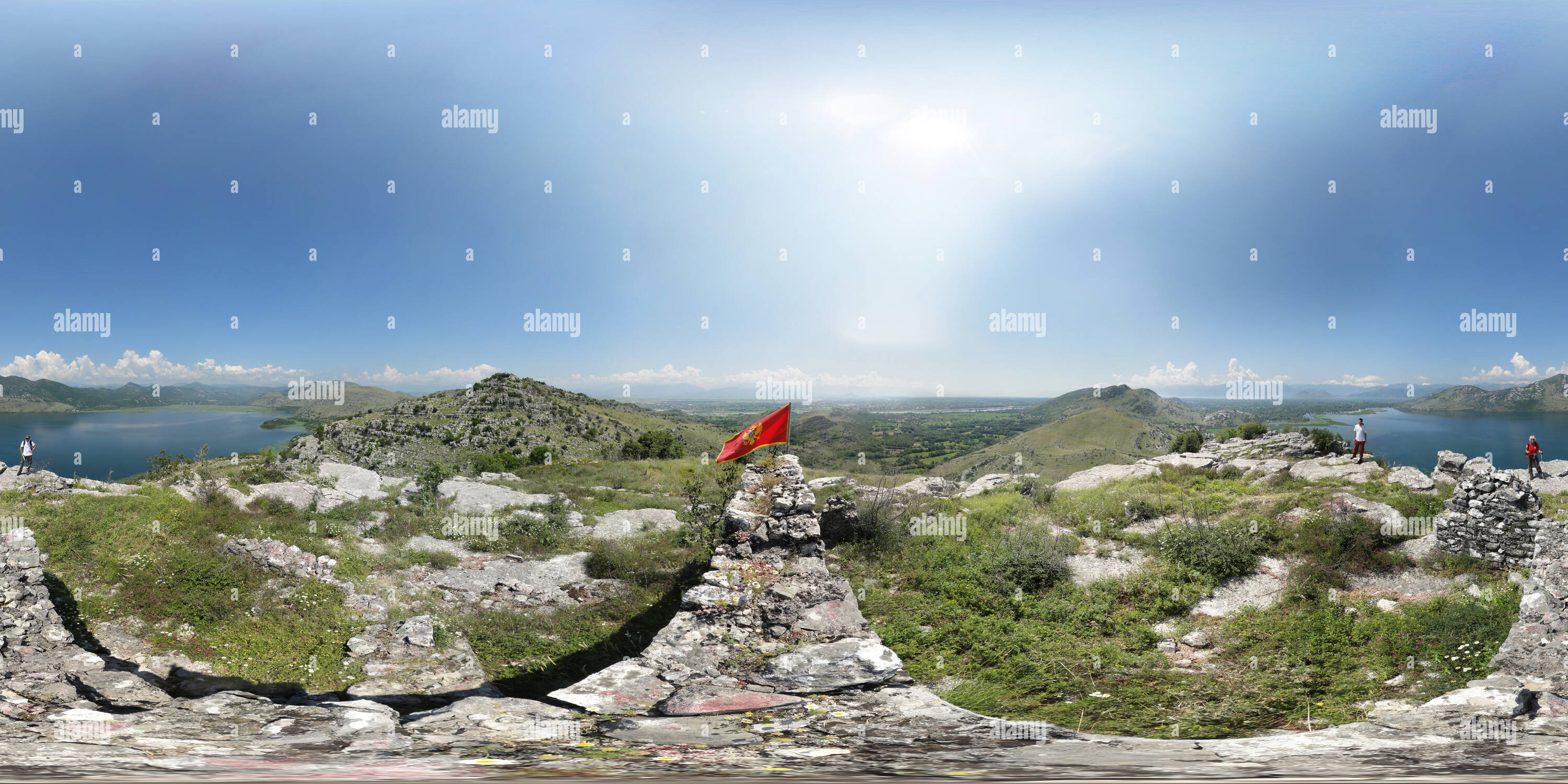 360° view of Fortress Oblun (214m) - Spartacus Filip, Sonja and Mr ...