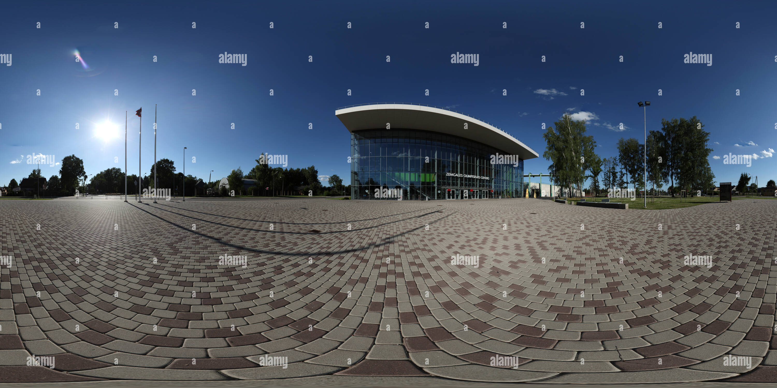 360° view of Zemgale Olympic Centre. Jelgava, Latvia - Alamy