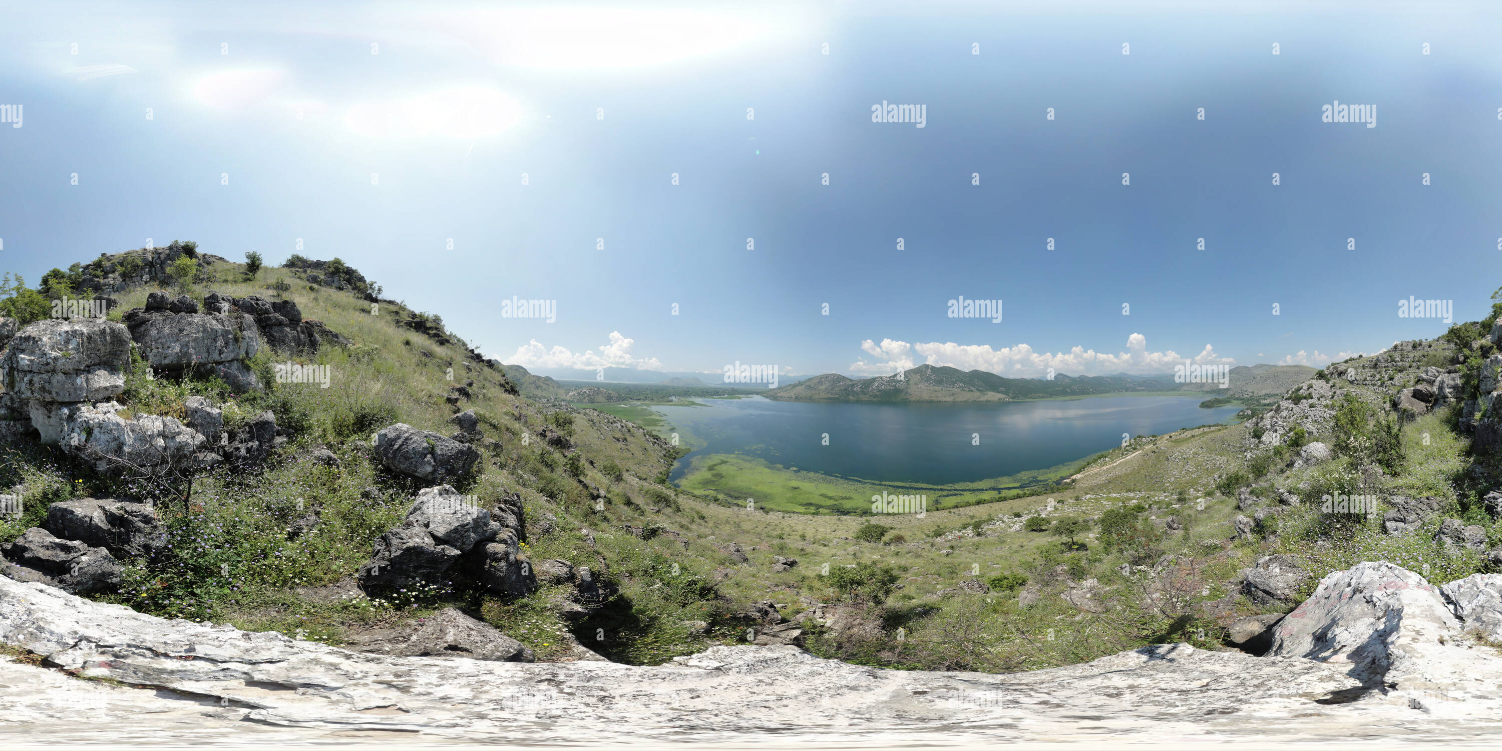 360° view of Below the Fortress Oblun (214m) West side of the hill - Alamy