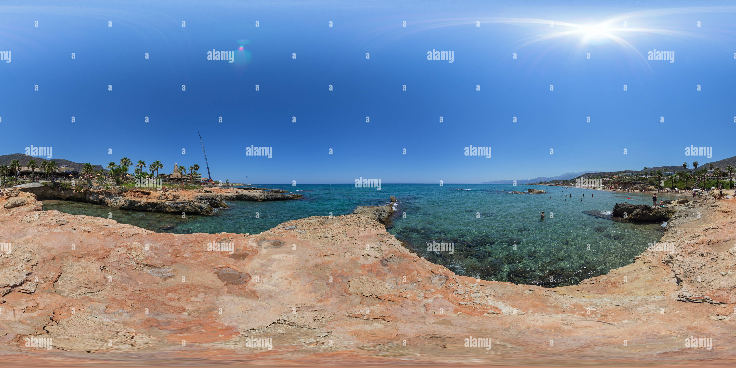 East beach hersonissos hi-res stock photography and images - Alamy