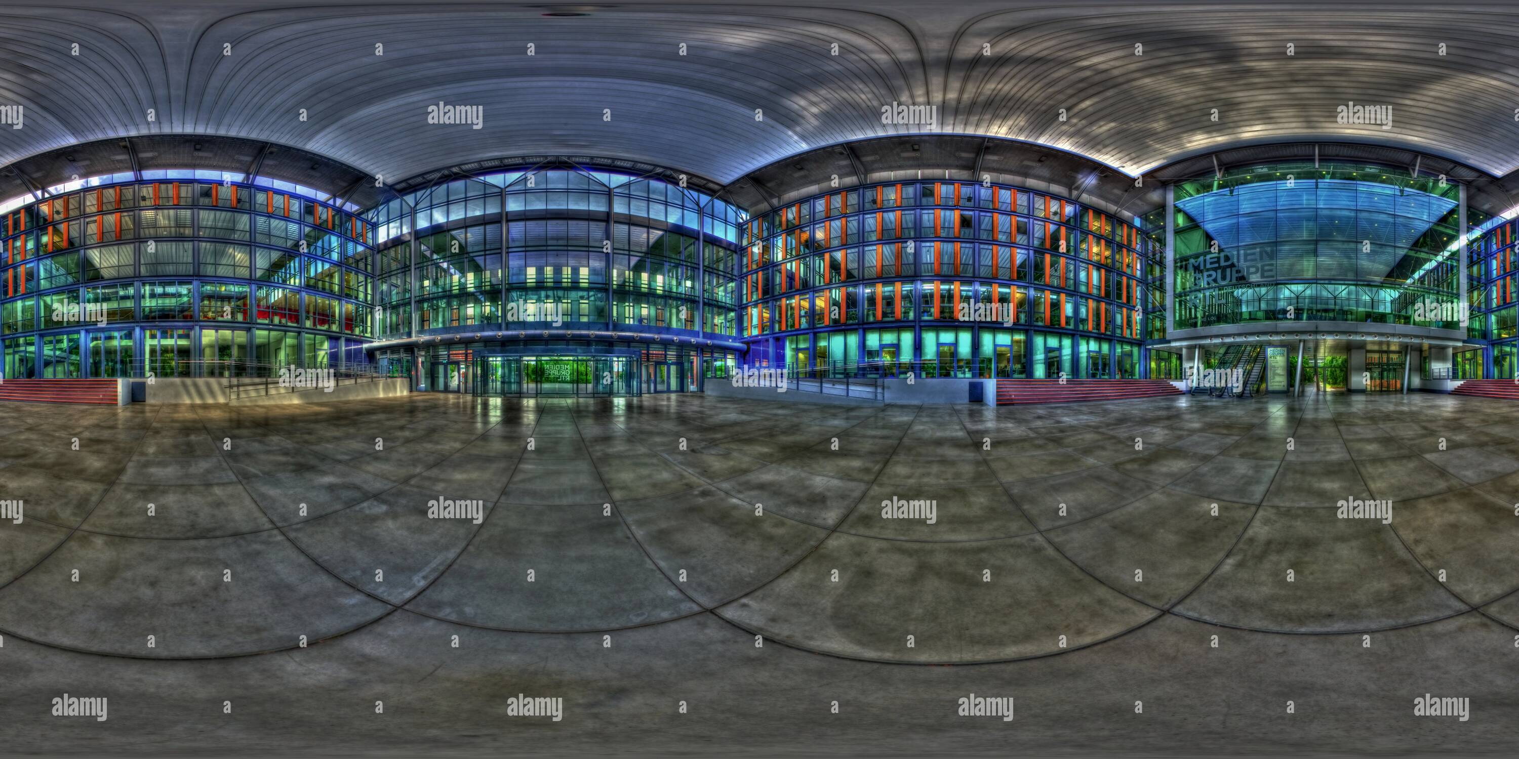 360° view of RTL media house in Cologne, HDR - Alamy