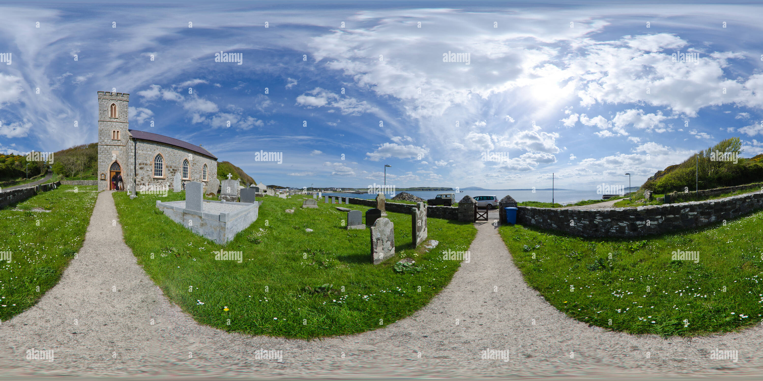 360° view of Rathlin Island Walking Tour 014 - Alamy