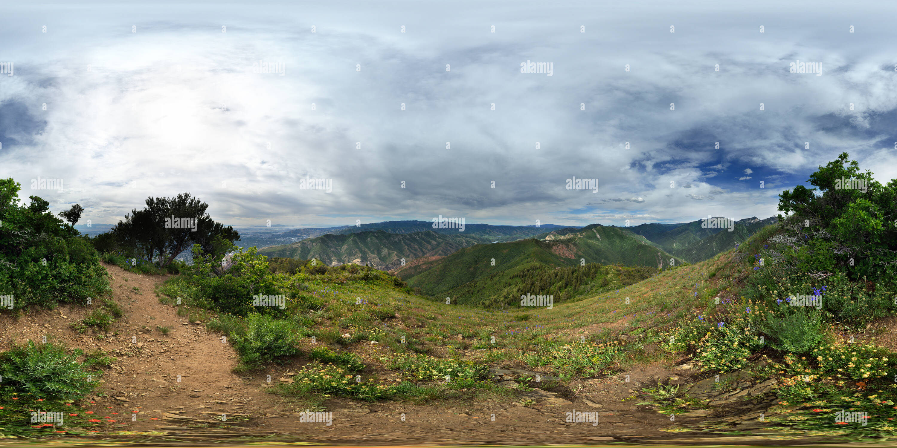 360° view of Grandeur Peak (north side), Salt Lake City, Utah, USA - Alamy