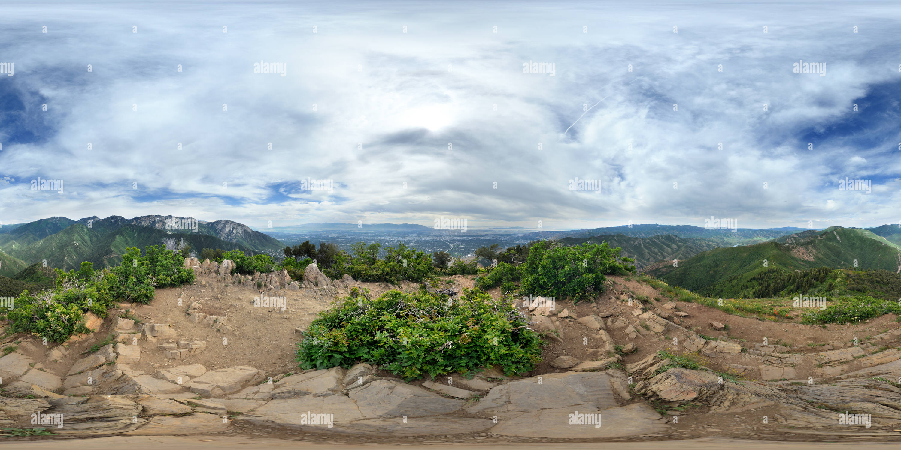 360° view of Grandeur Peak, Salt Lake City, Utah, USA - Alamy