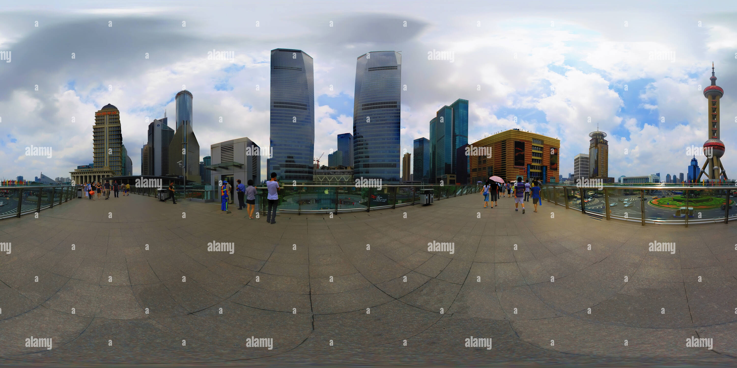 360° view of Shanghai pudong lujiazui2 - Alamy