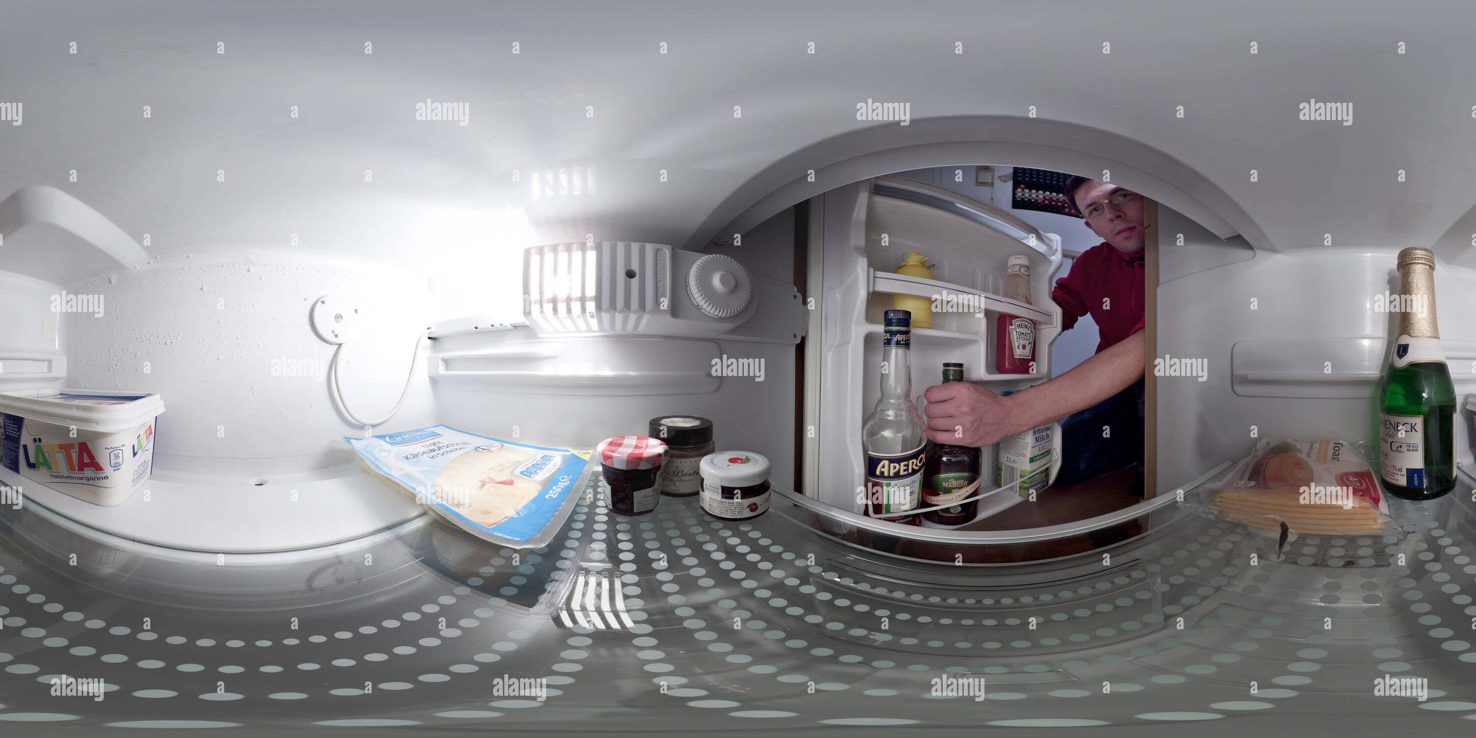 360° view of Inside my fridge - Alamy