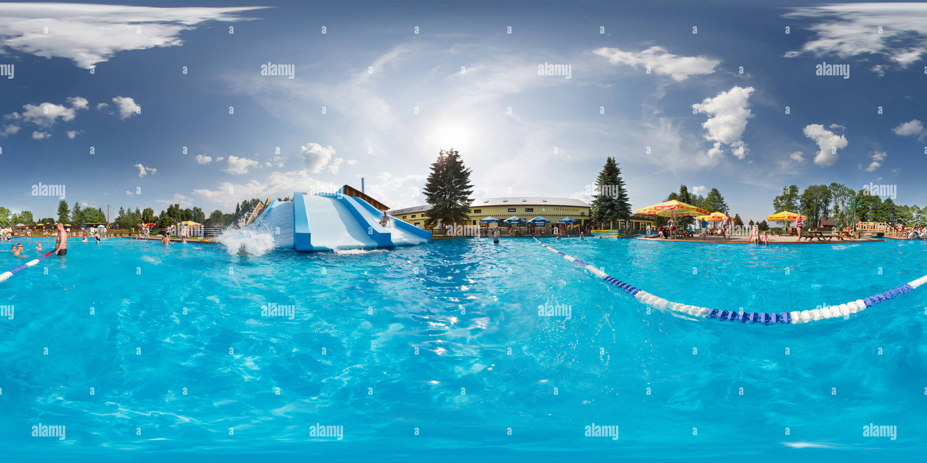 360° view of Summer fun in Vudila - Alamy