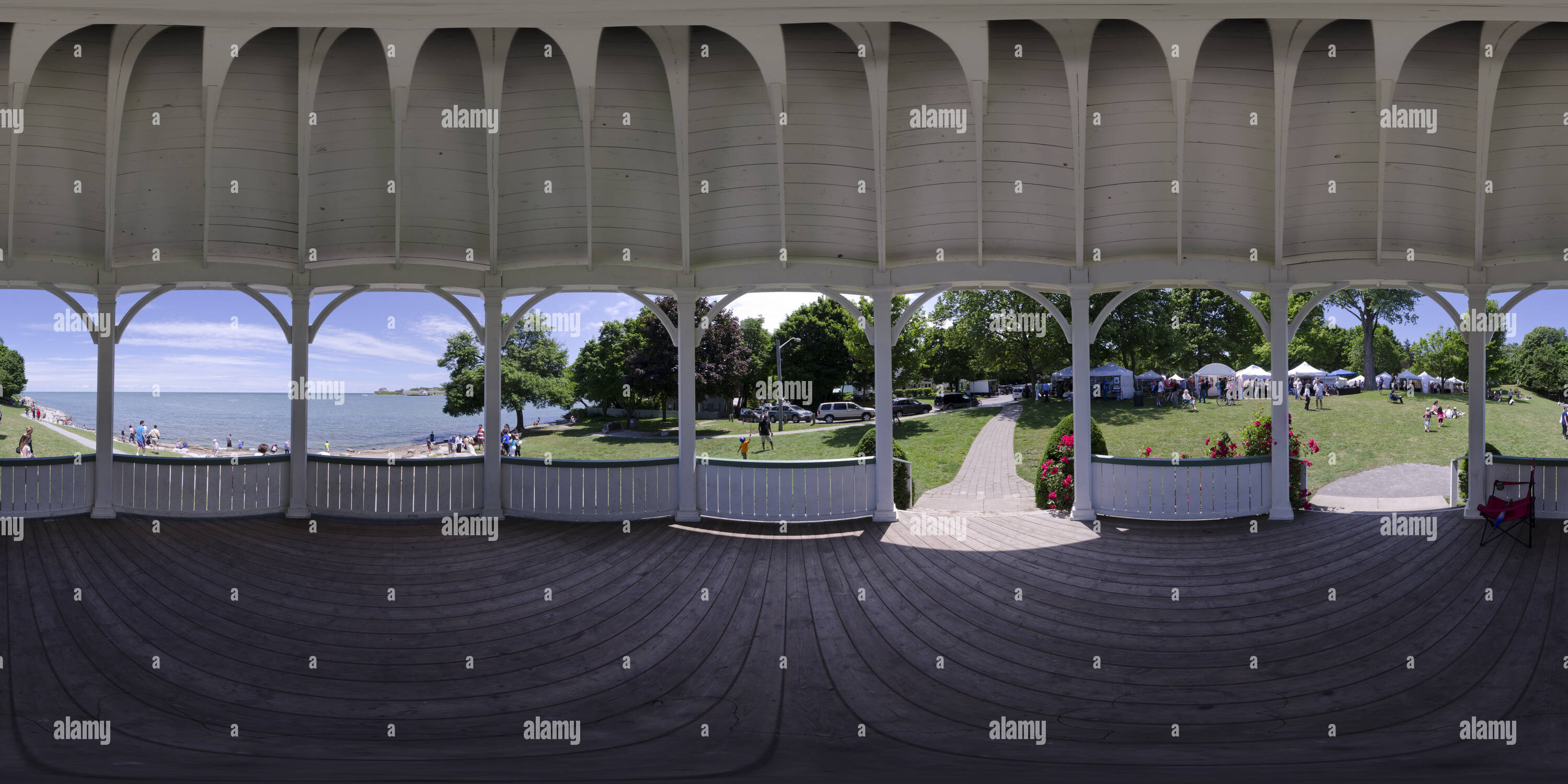 360° view of Gazebo on Canada Day - Alamy
