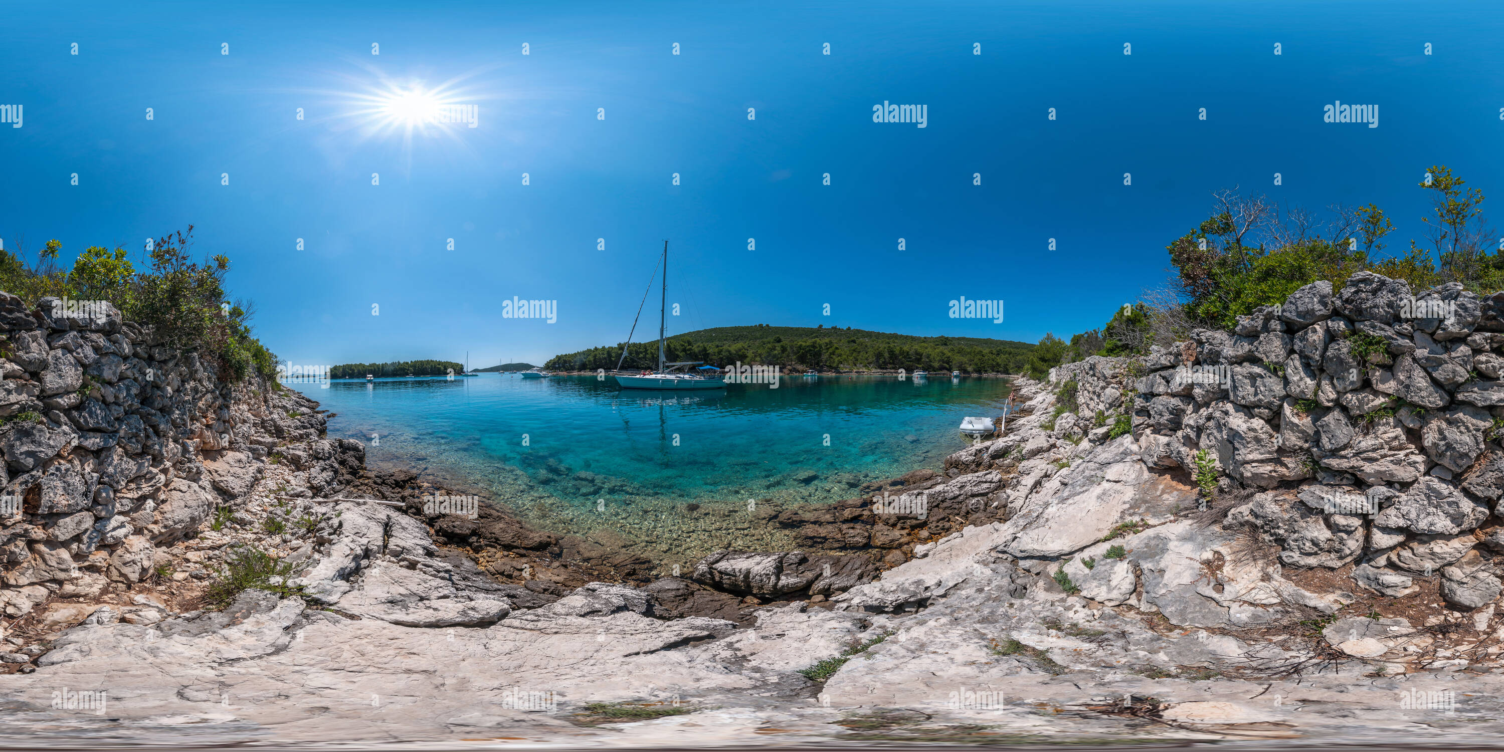 360° view of Croatia, Iz, Vodenjak - Alamy