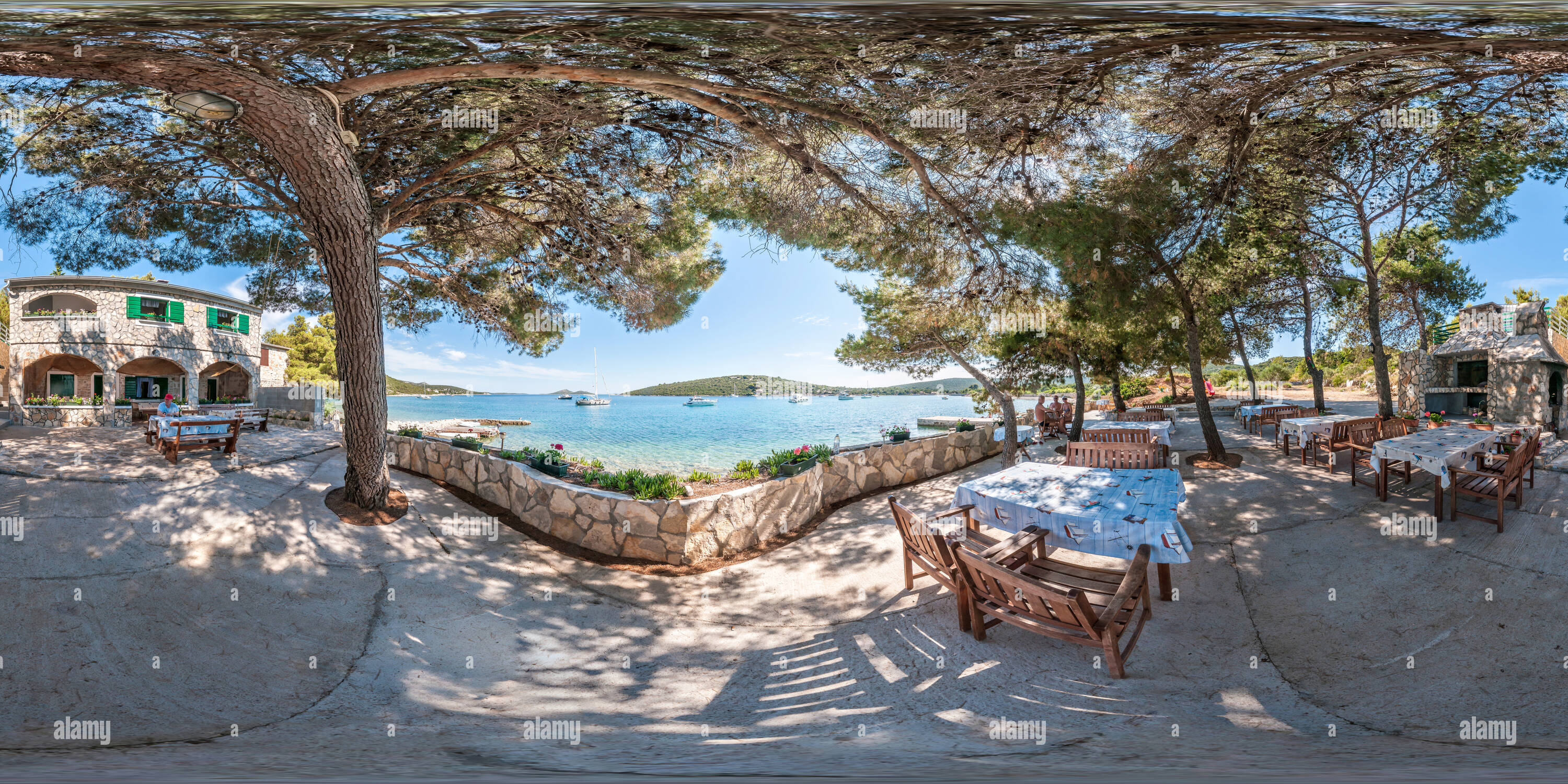 360° view of Croatia, Pasman, Landin - Alamy