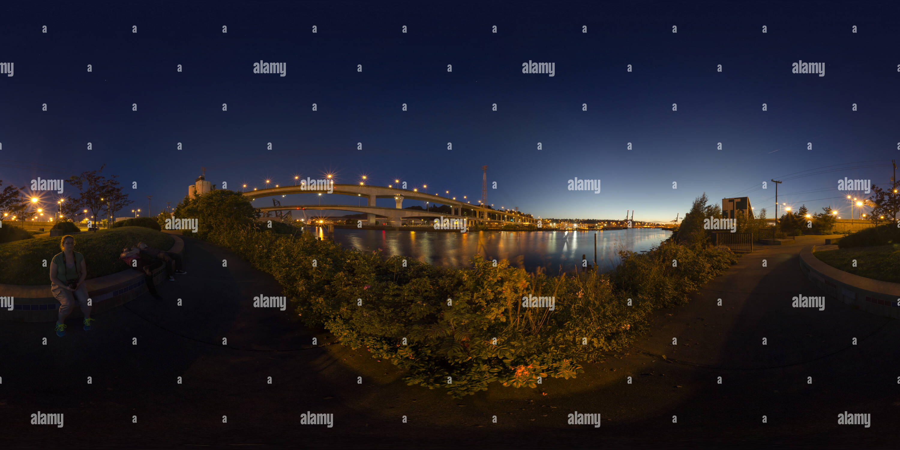 360° view of Harbor Island picnic area - Alamy