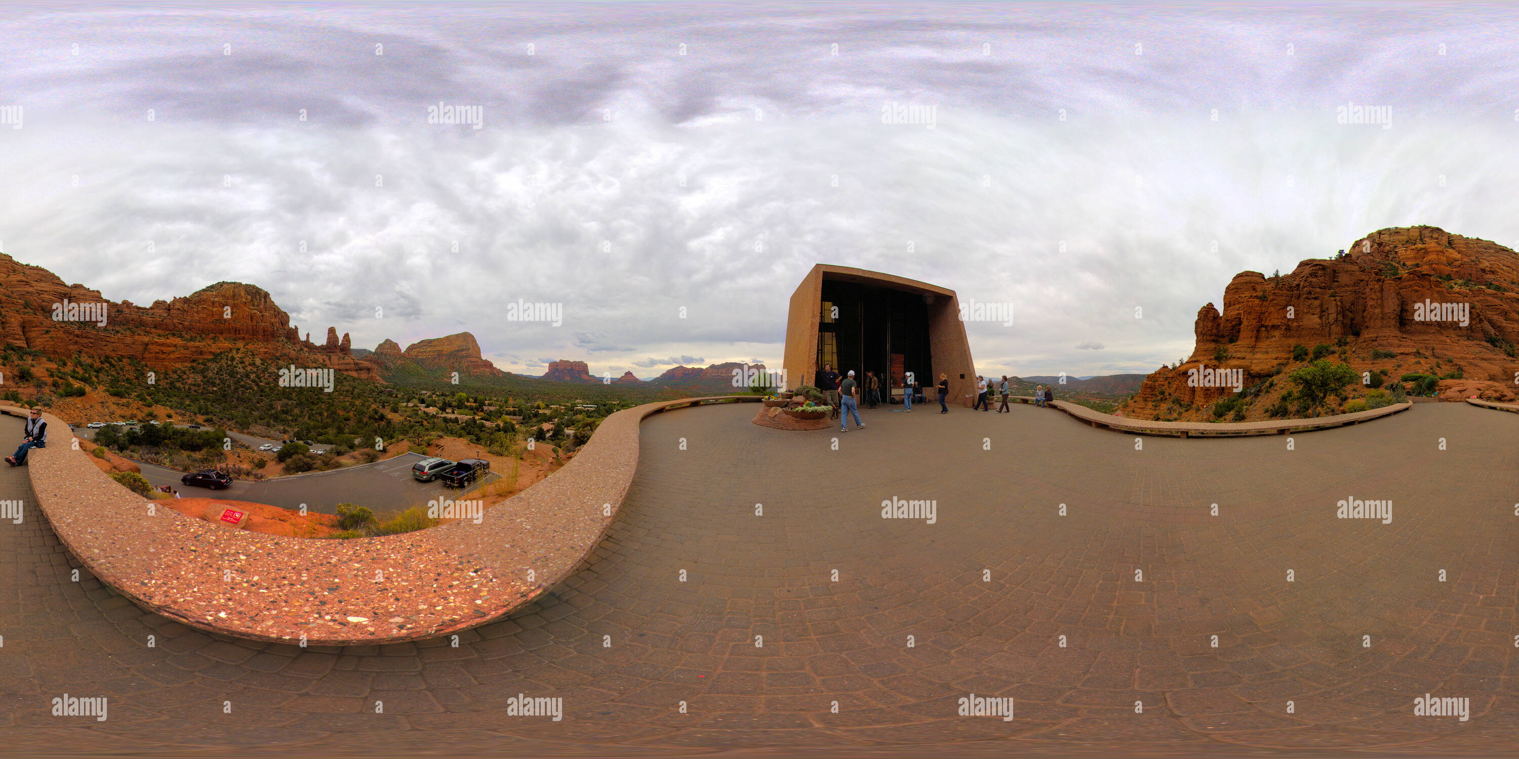 360° view of Chapel of the Holy Cross Sedona, Arizona 2009 - Alamy