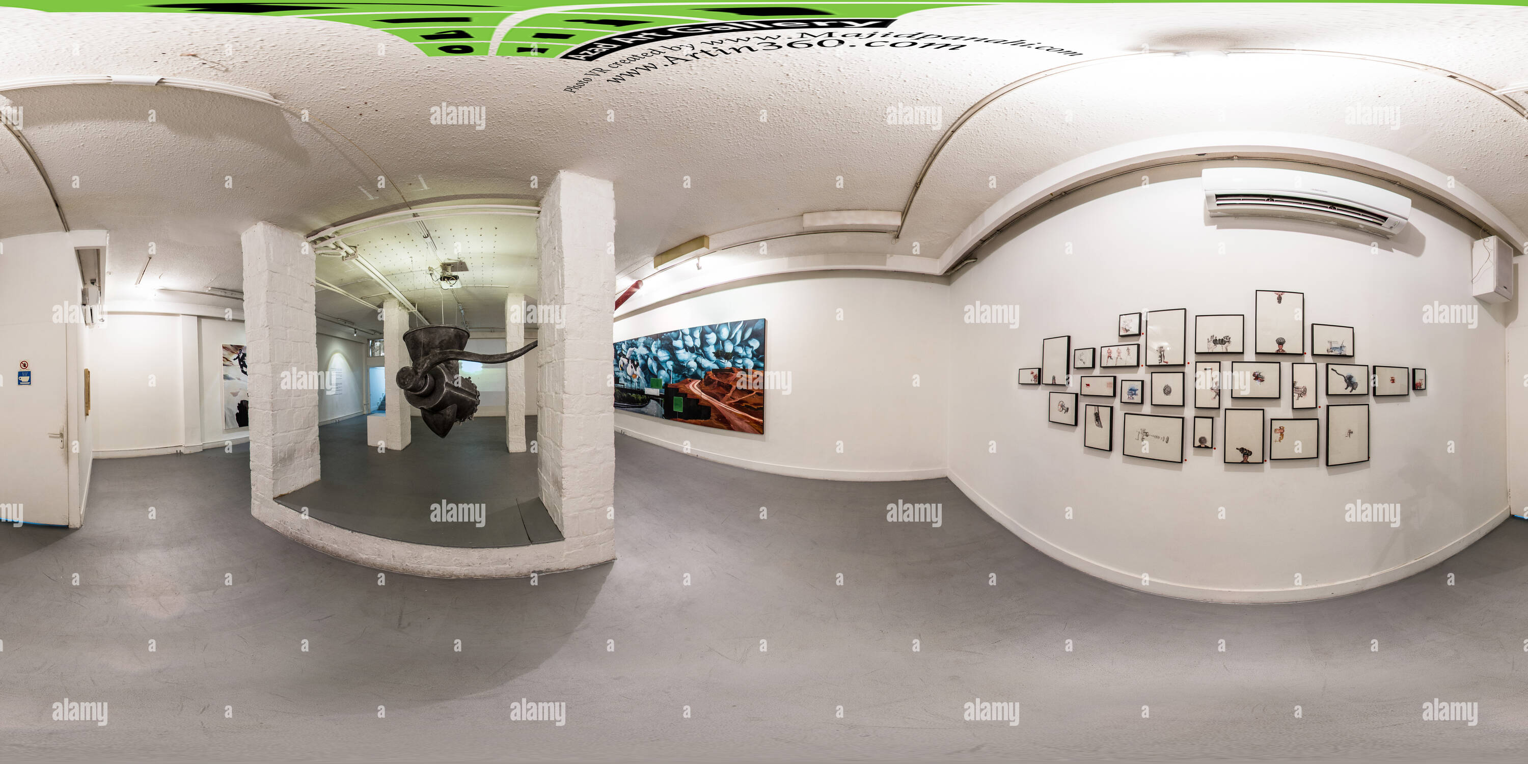 360° view of Azad Art Gallery July 2013 Vahid Danaiefar Soft Seduction ...