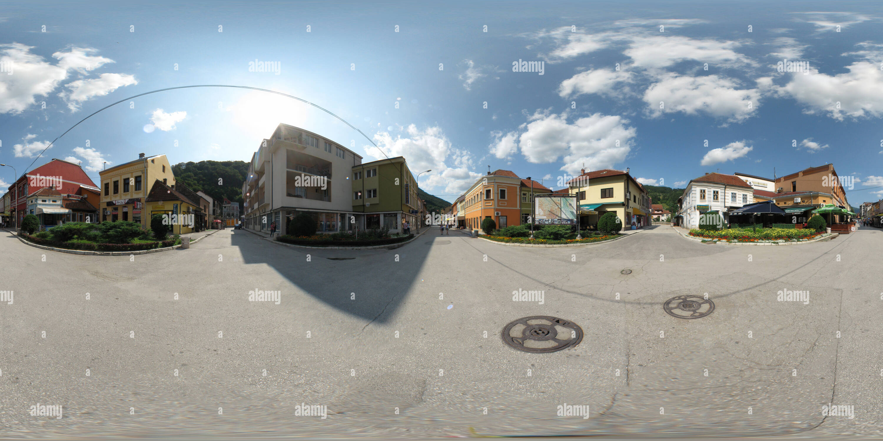 360° view of Ivanjica - Centre of the Town on Saturday - Alamy