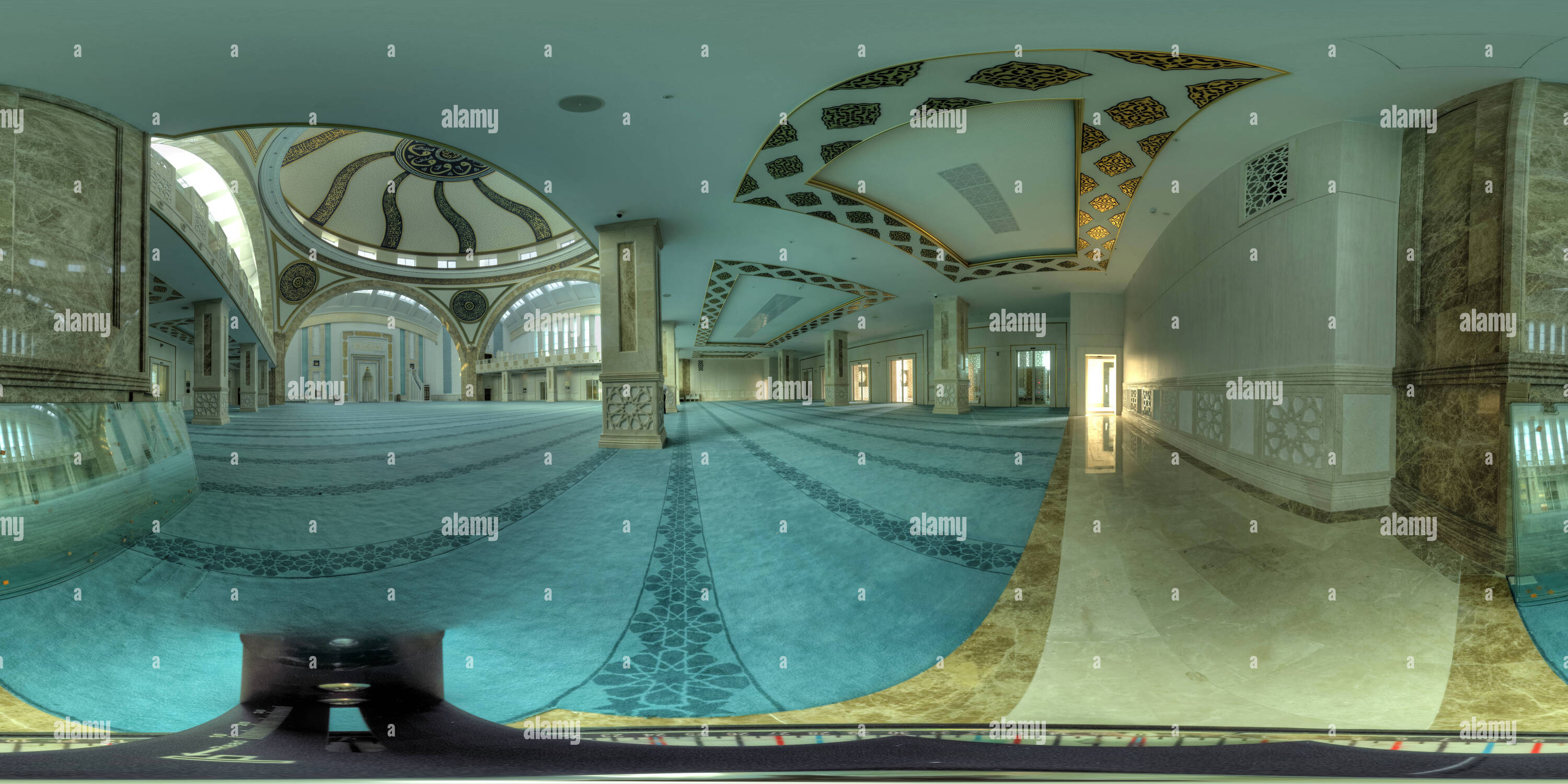 360° view of Inside Ahmet Hamdi Akseki Mosque - Alamy