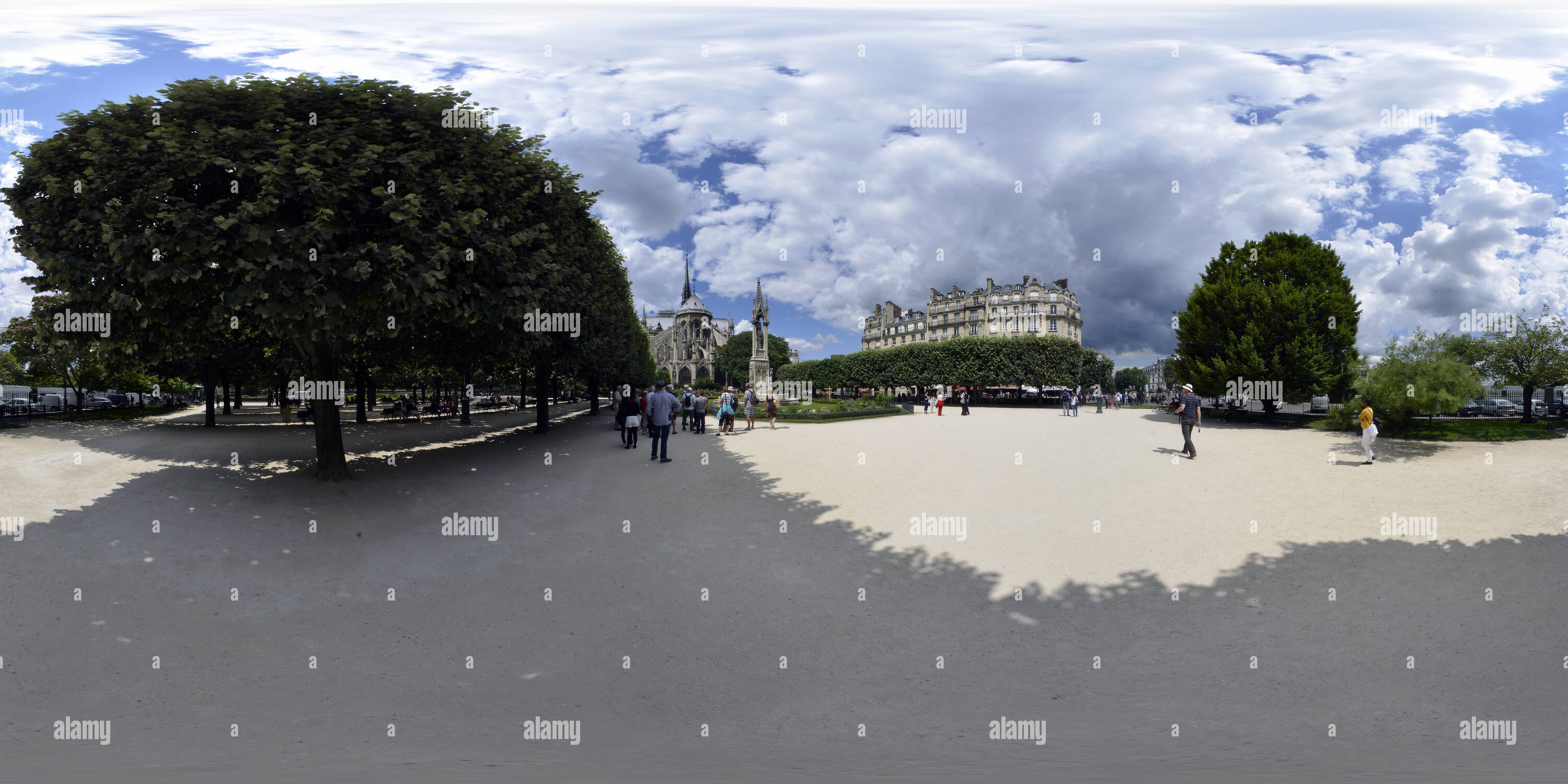 360° view of Square Jean XXIII - Alamy