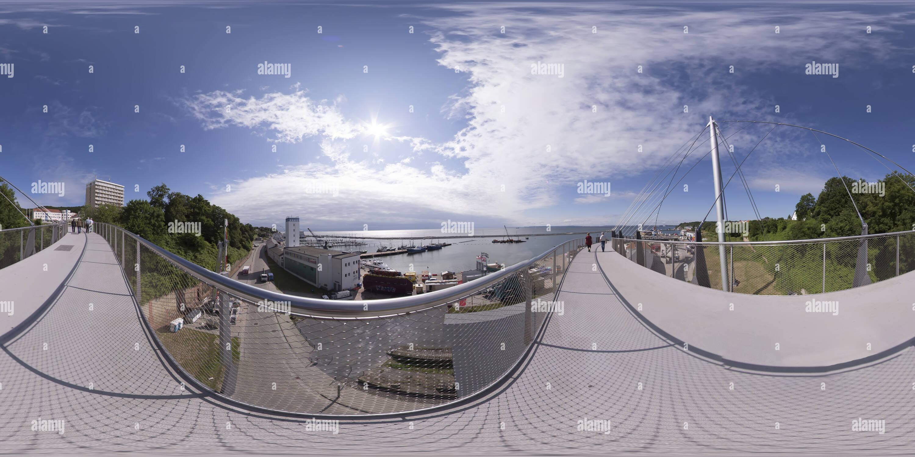 360° view of Brücke in Sassnitz - Alamy