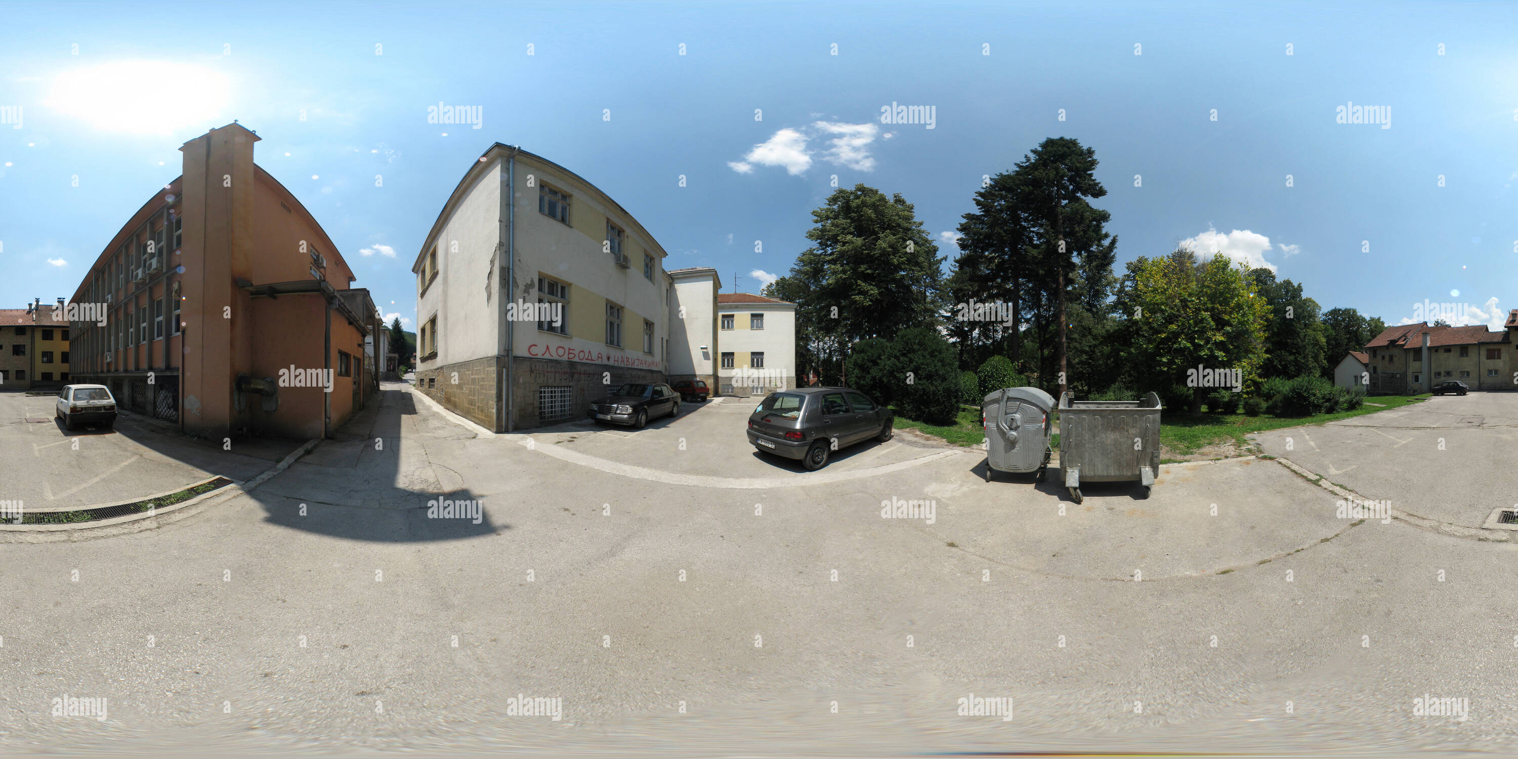 360° view of Ivanjica - Parking Lot behind the Town Hall - Alamy